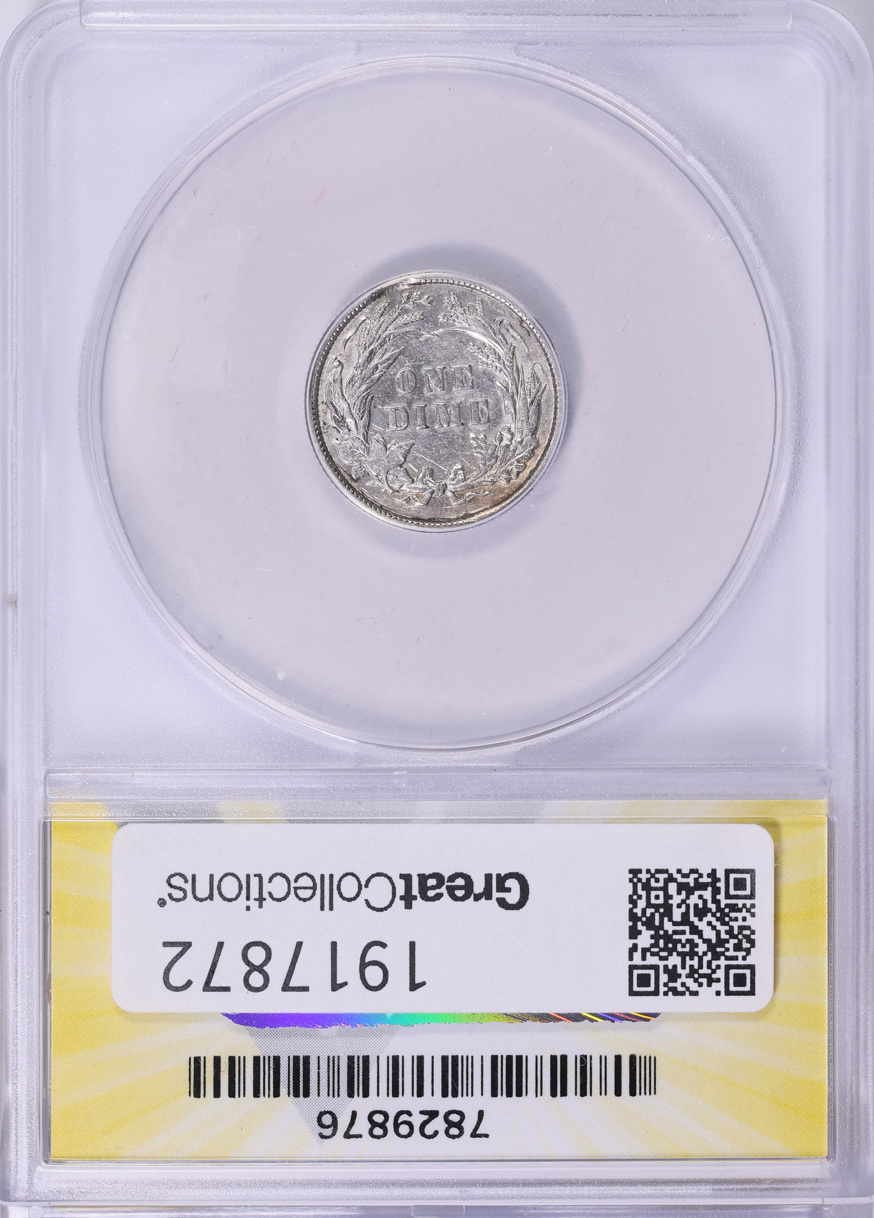 Mint Error 1898 Barber Dime Minor Rim Clip ANACS AU-50 Details | ANACS ...