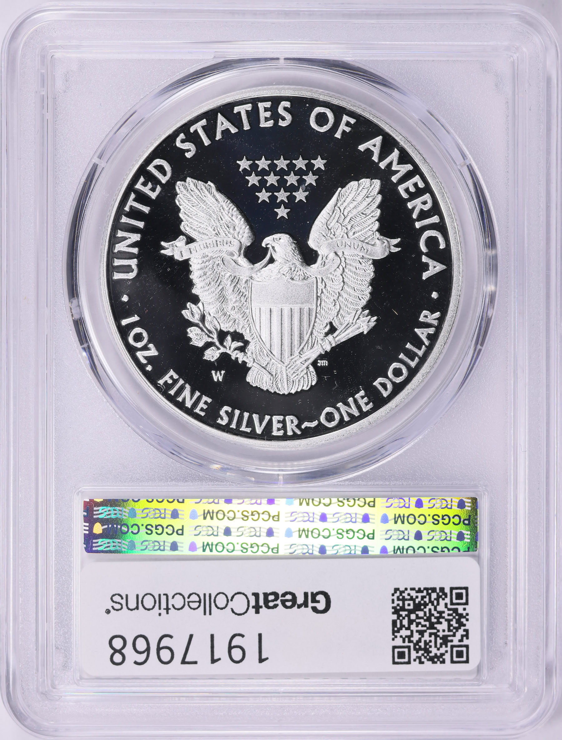 2012-W $1 Silver Eagle (From the Limited Edition Proof Set) PCGS Proof ...