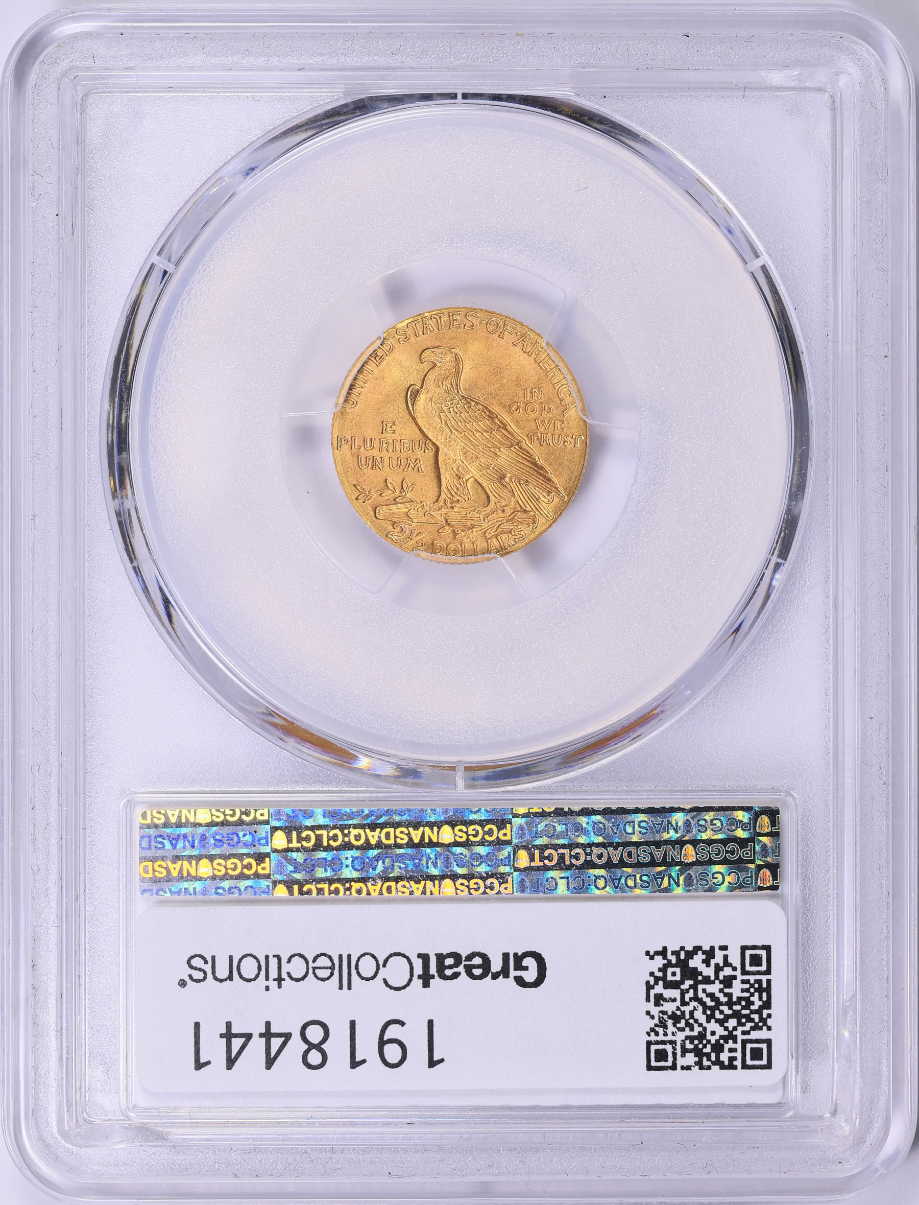 1910 Indian Gold Quarter Eagle PCGS MS-66 (CAC Green) (Shrike-Bender ...