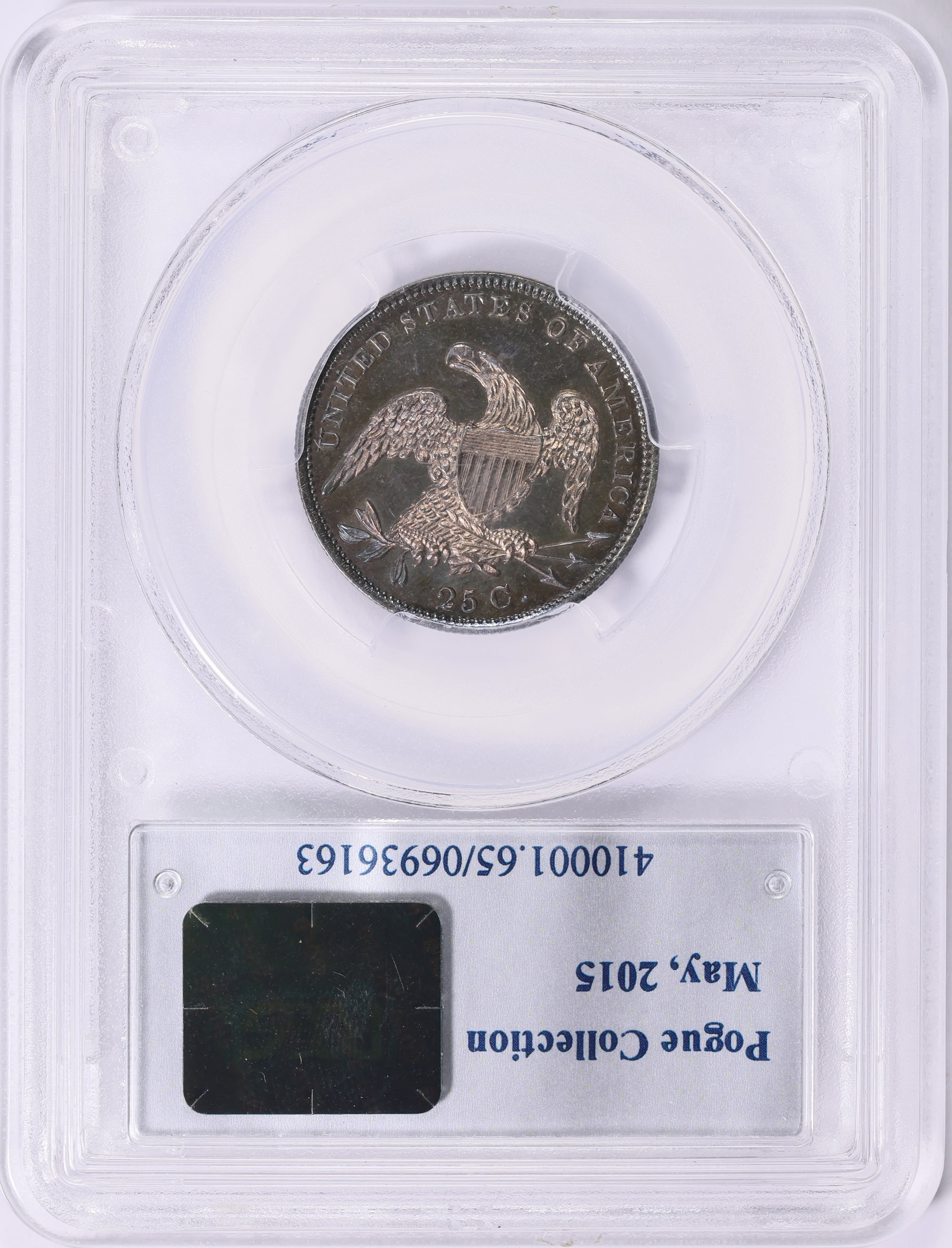 1831 Capped Bust Quarter Large Letters PCGS Proof-65 CAMEO (CAC Green ...