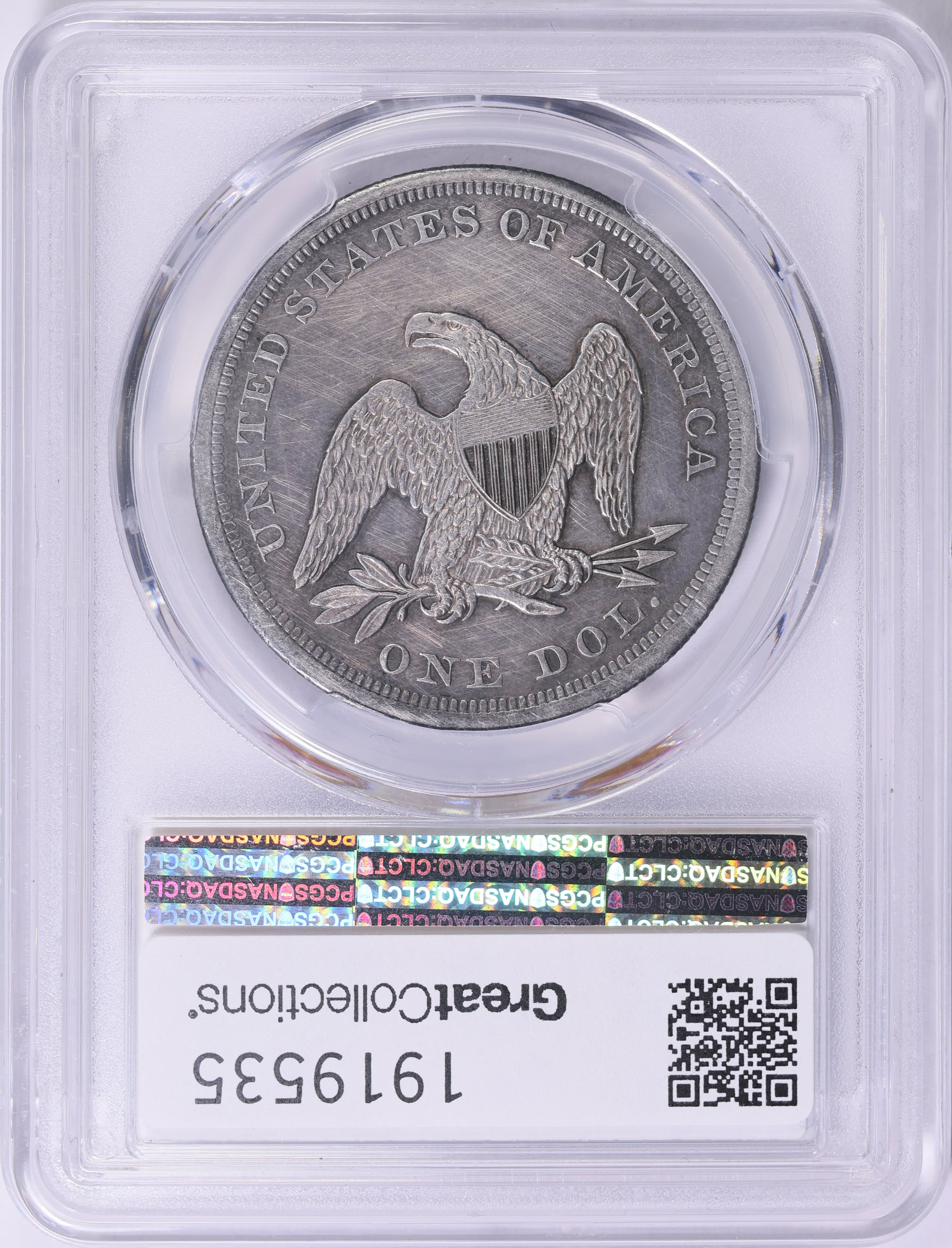 1843 Seated Liberty Silver Dollar PCGS Genuine XF Details (Item 1919535 ...