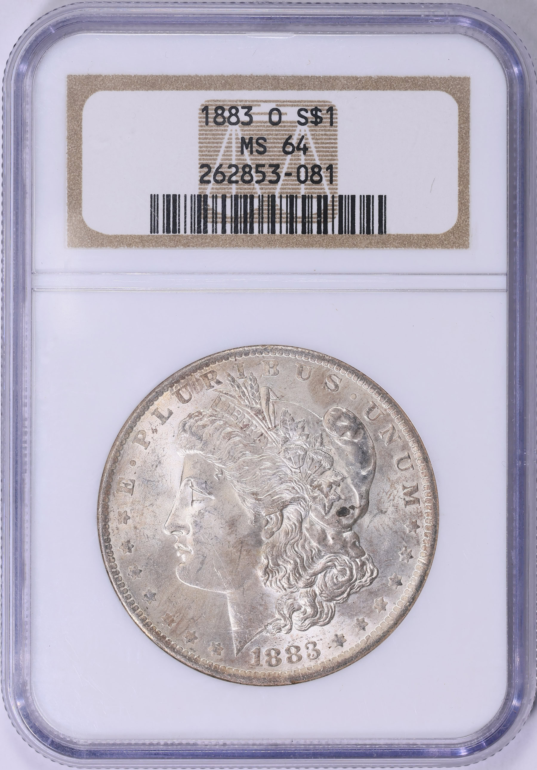 1883-O Morgan Silver Dollar NGC MS-64 (Toned) (Item 1919714) | GreatCollections Coin Auctions