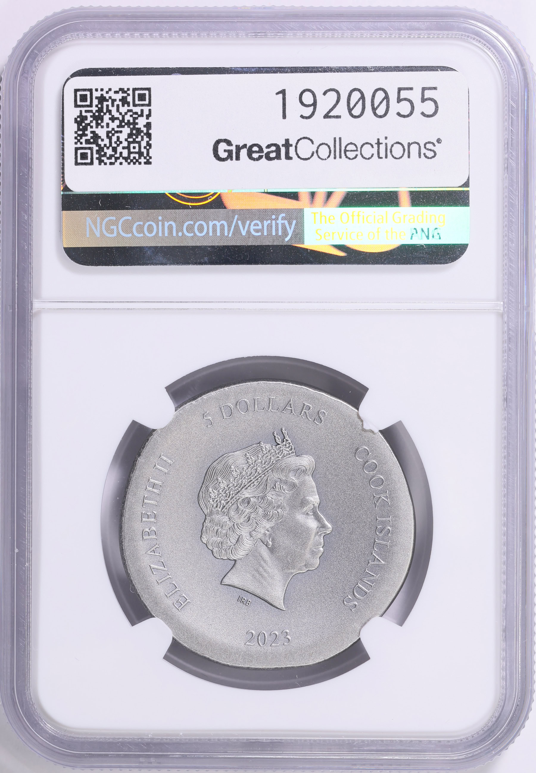 Cook Islands 2023 Silver $5 Arethusa Antique Finish NGC MS-70 | NGC ...