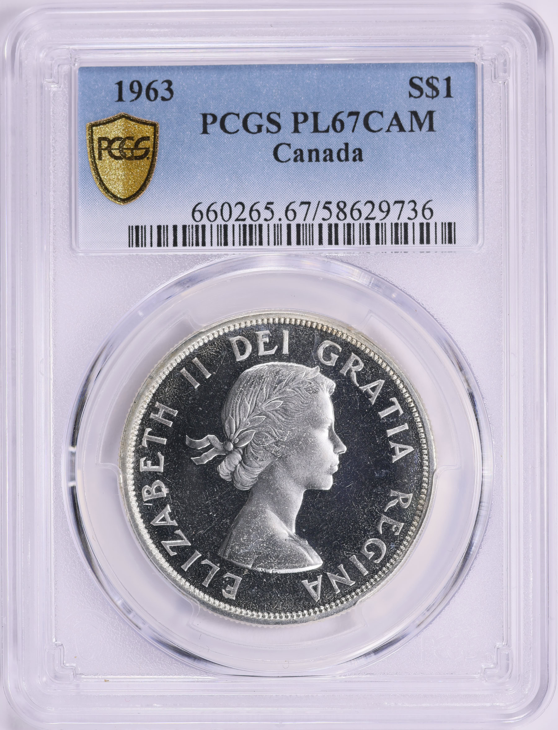 Canada 1963 Silver Dollar KM-54 PCGS PL-67 CAMEO (Item 1920275 ...