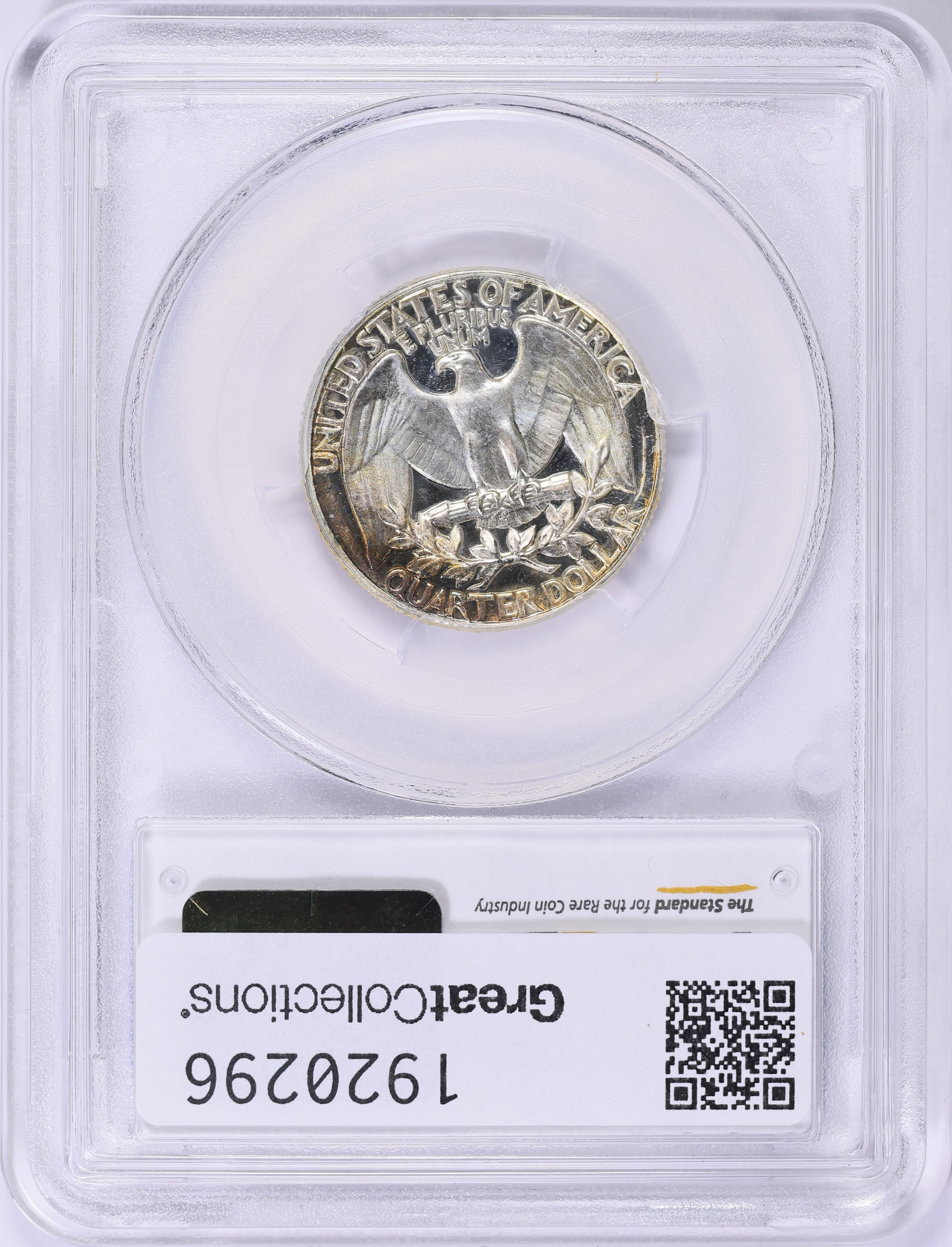 1956 Washington Quarter Reverse Die Gouge FS-701 PCGS Proof-64 CAMEO ...