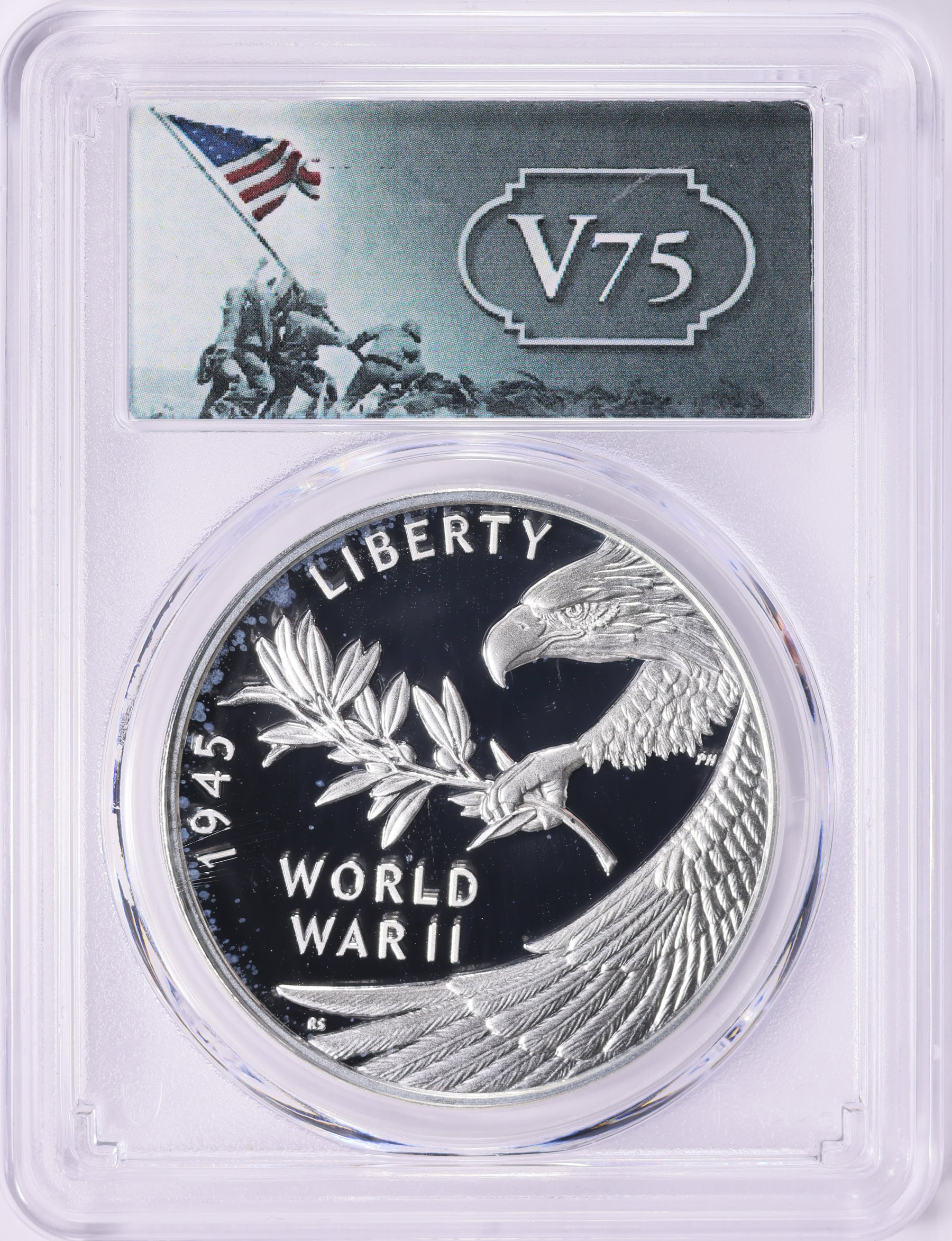 (2020) End of World War II 75th Anniversary Silver Medal PCGS Proof-70 ...