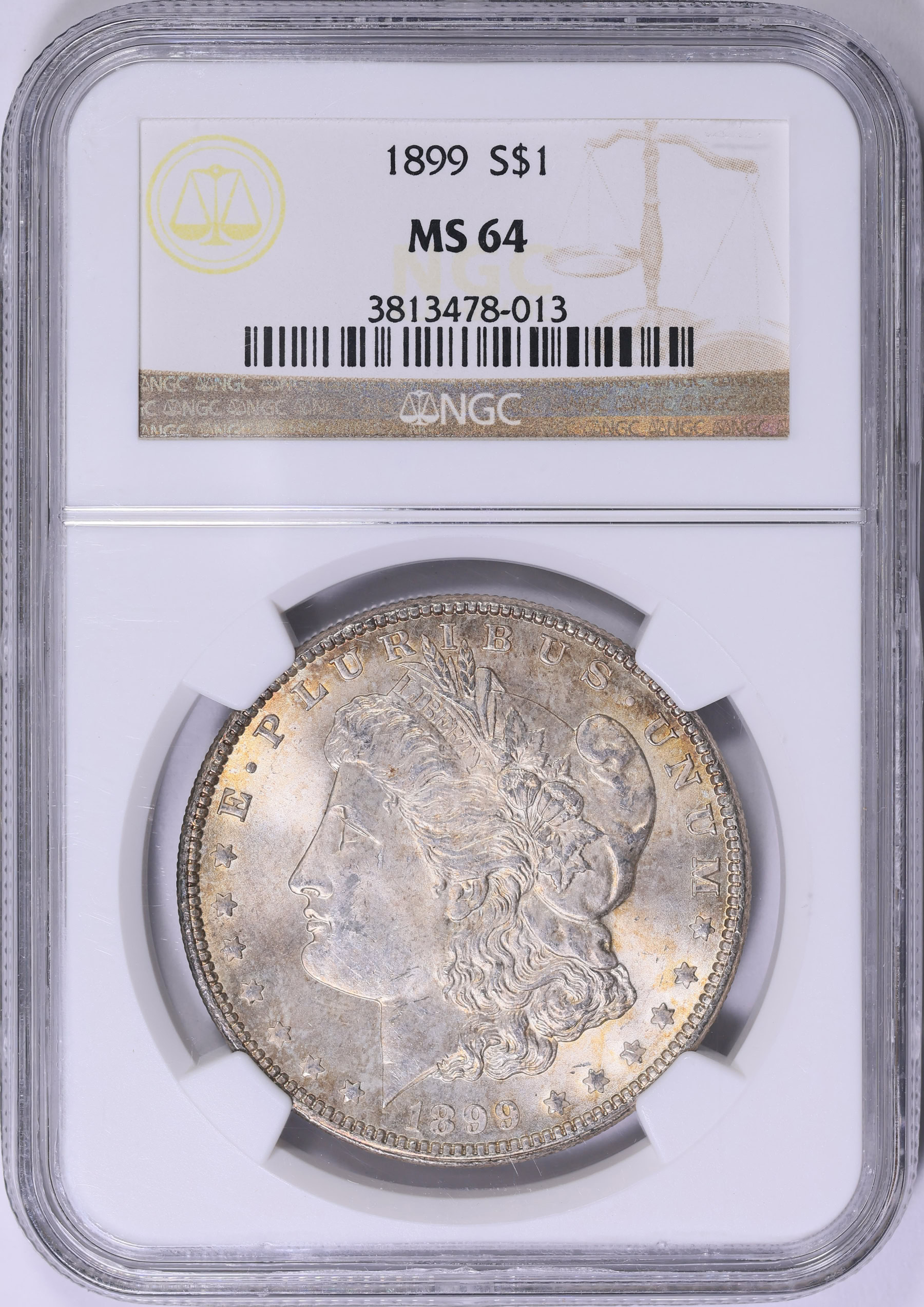 1899 Morgan Silver Dollar NGC MS-64 (Item 1920448) | GreatCollections ...