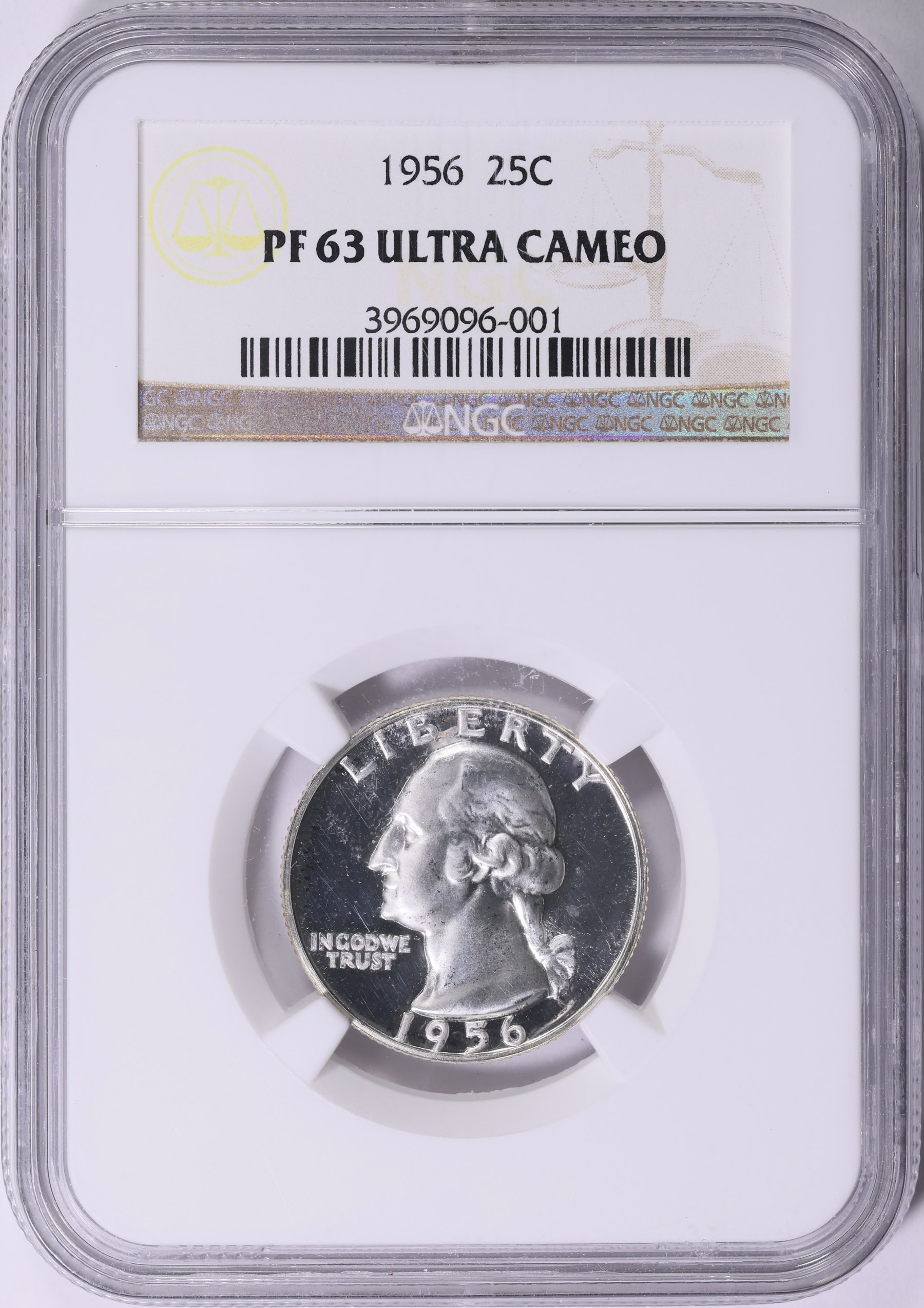 1956 Washington Quarter NGC Proof-63 UC (Item 1920813 ...