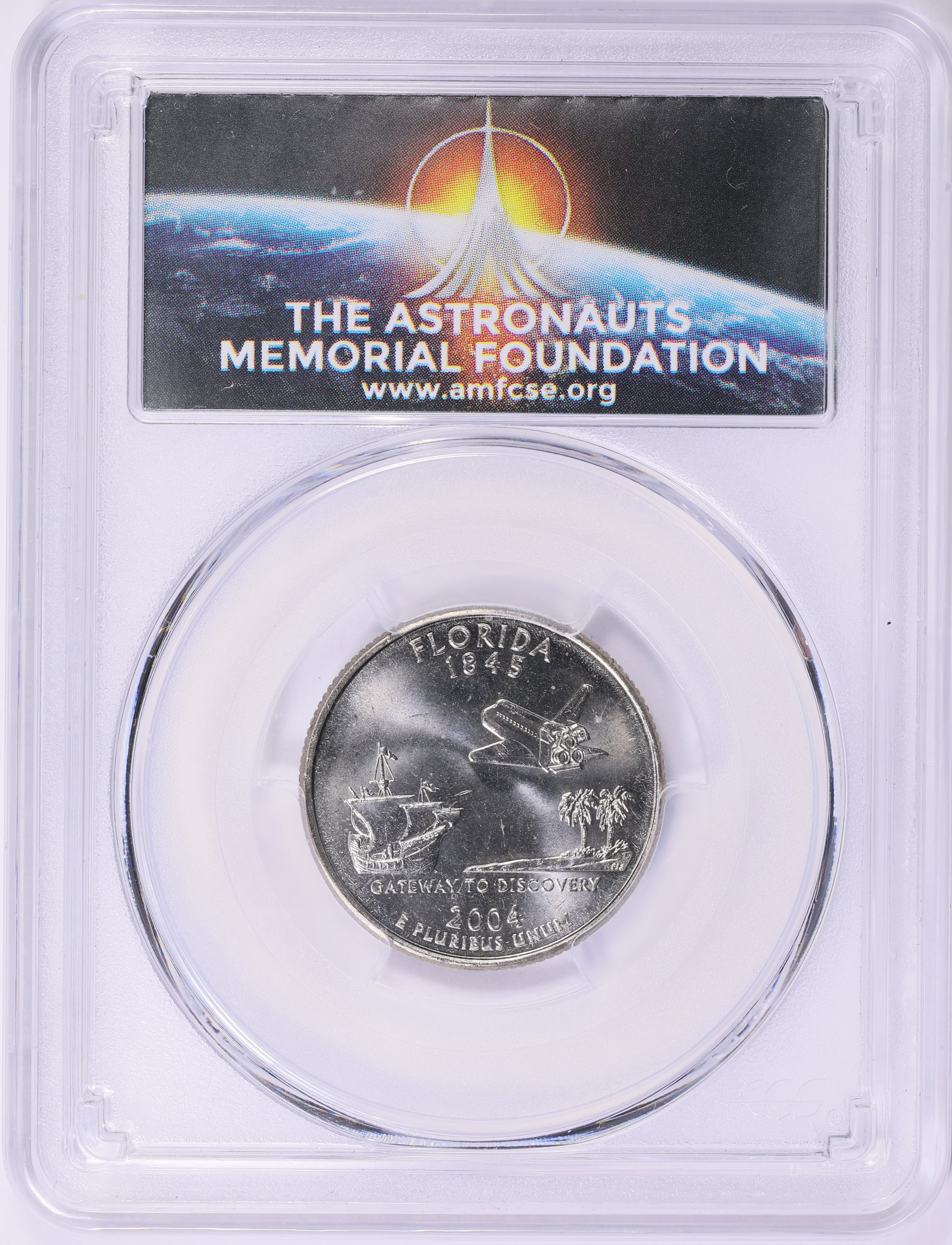 2004-D State Quarter Florida - Long Beach Treasure Hunt PCGS MS-65 (The ...
