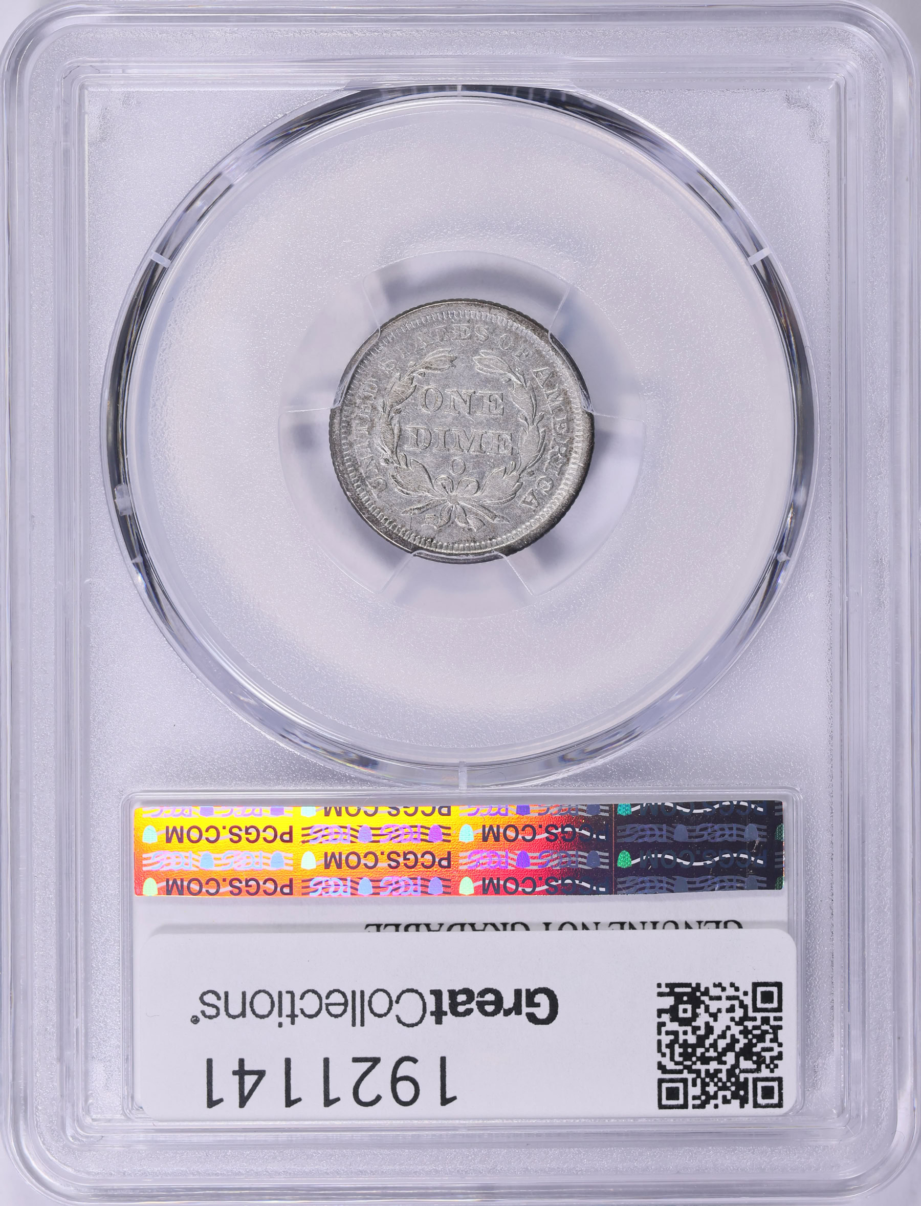1854-O Seated Liberty Dime Arrows PCGS Genuine VF Details (Item 1921141 ...