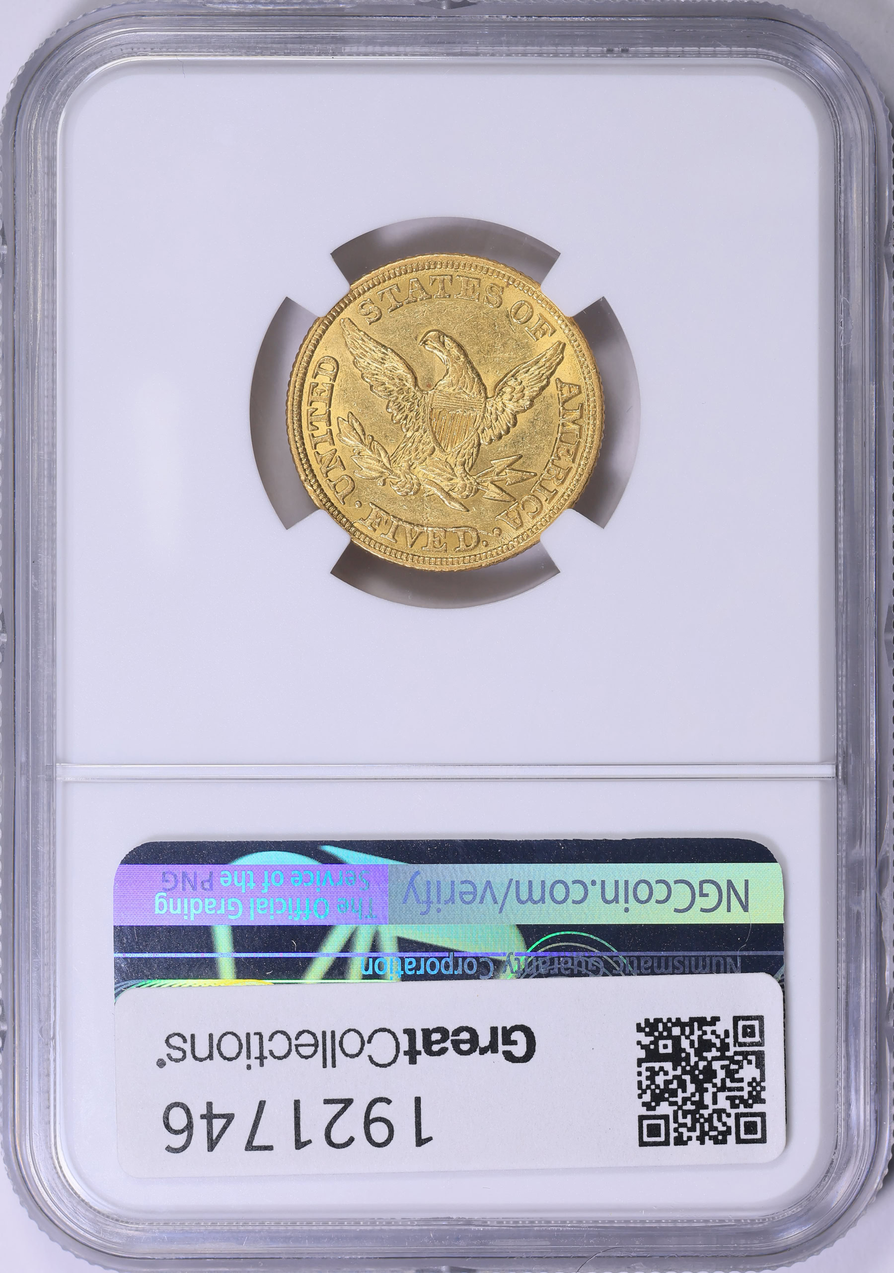 1847 Liberty Gold Half Eagle NGC AU-58 (Item 1921746 ...