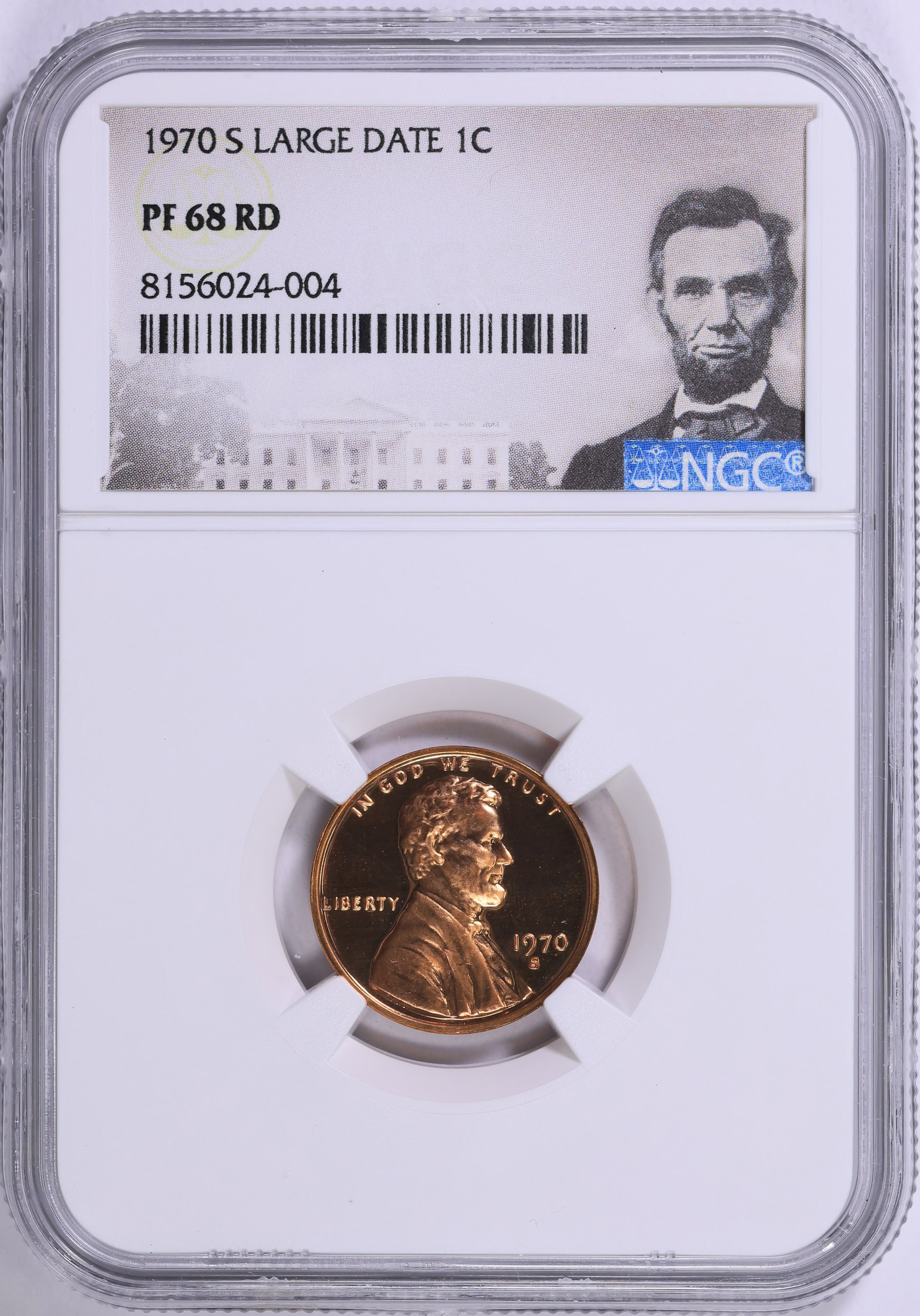 1970-S Lincoln Cent Large Date NGC Proof-68 RD (Item 1921766 ...