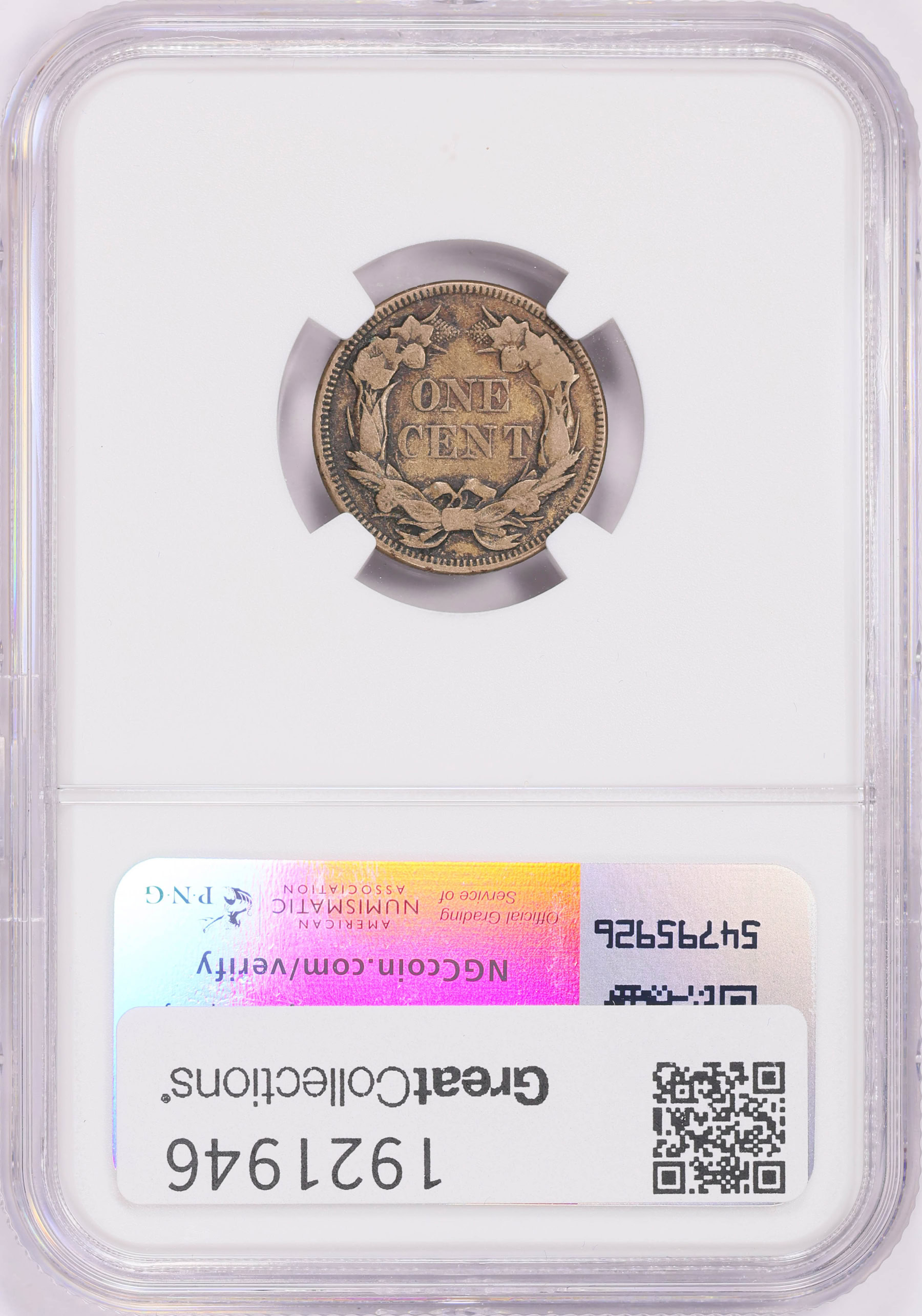 1858 Flying Eagle Cent Large Letters NGC XF-40 (Item 1921946 ...