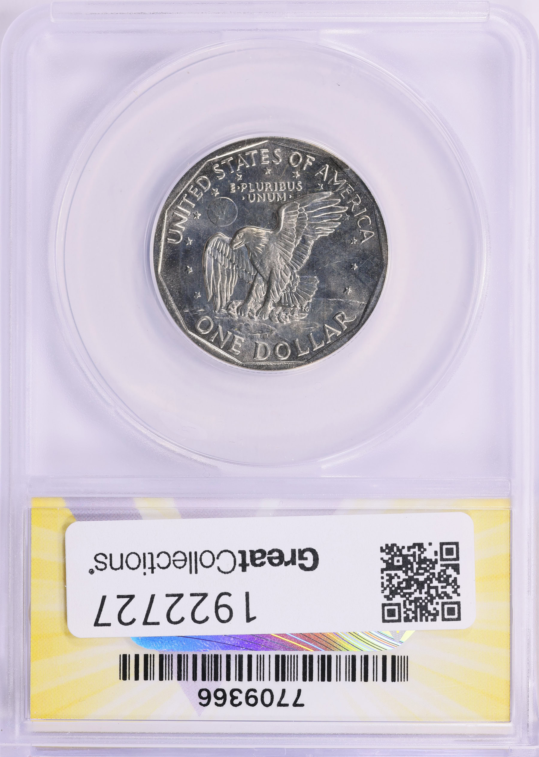 1980-D Susan B. Anthony Dollar ANACS MS-65 (Item 1922727) | GreatCollections Coin Auctions