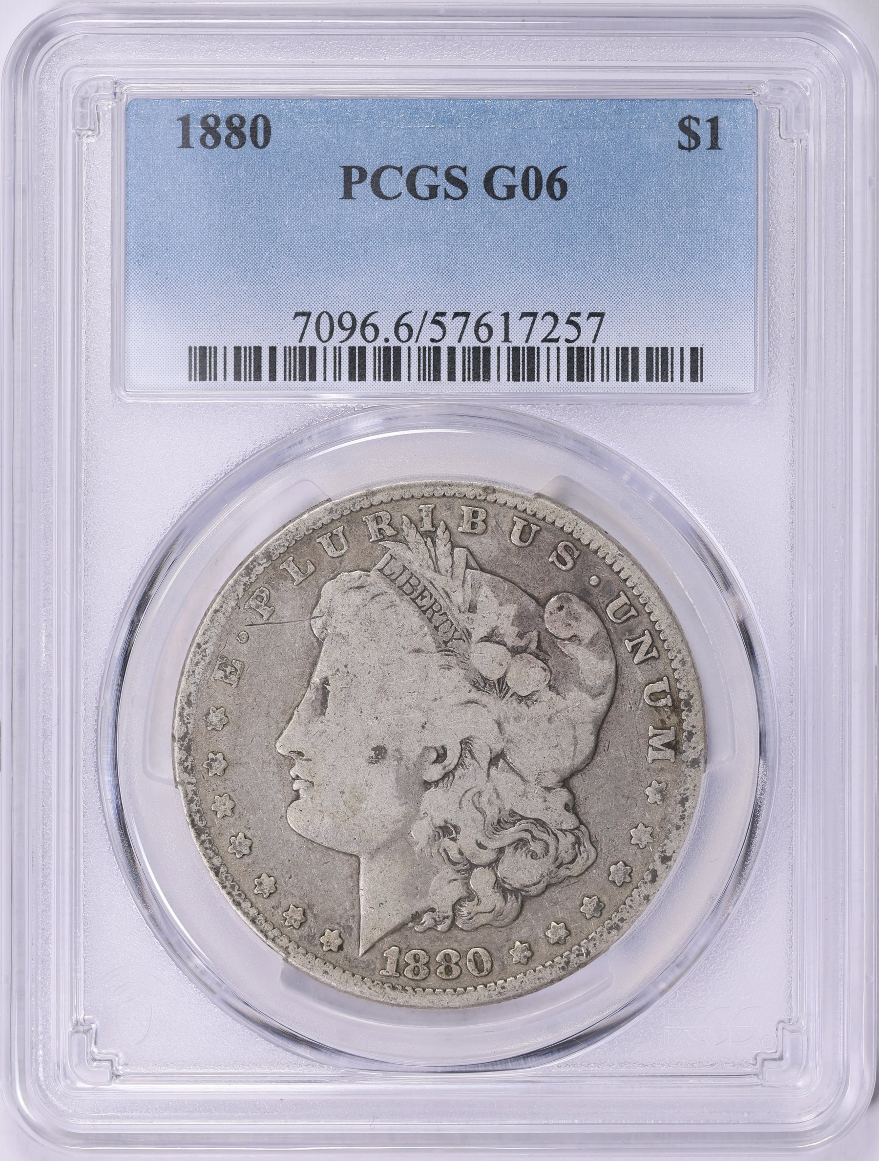 1880 Morgan Silver Dollar PCGS G-06 (Item 1922809) | GreatCollections ...