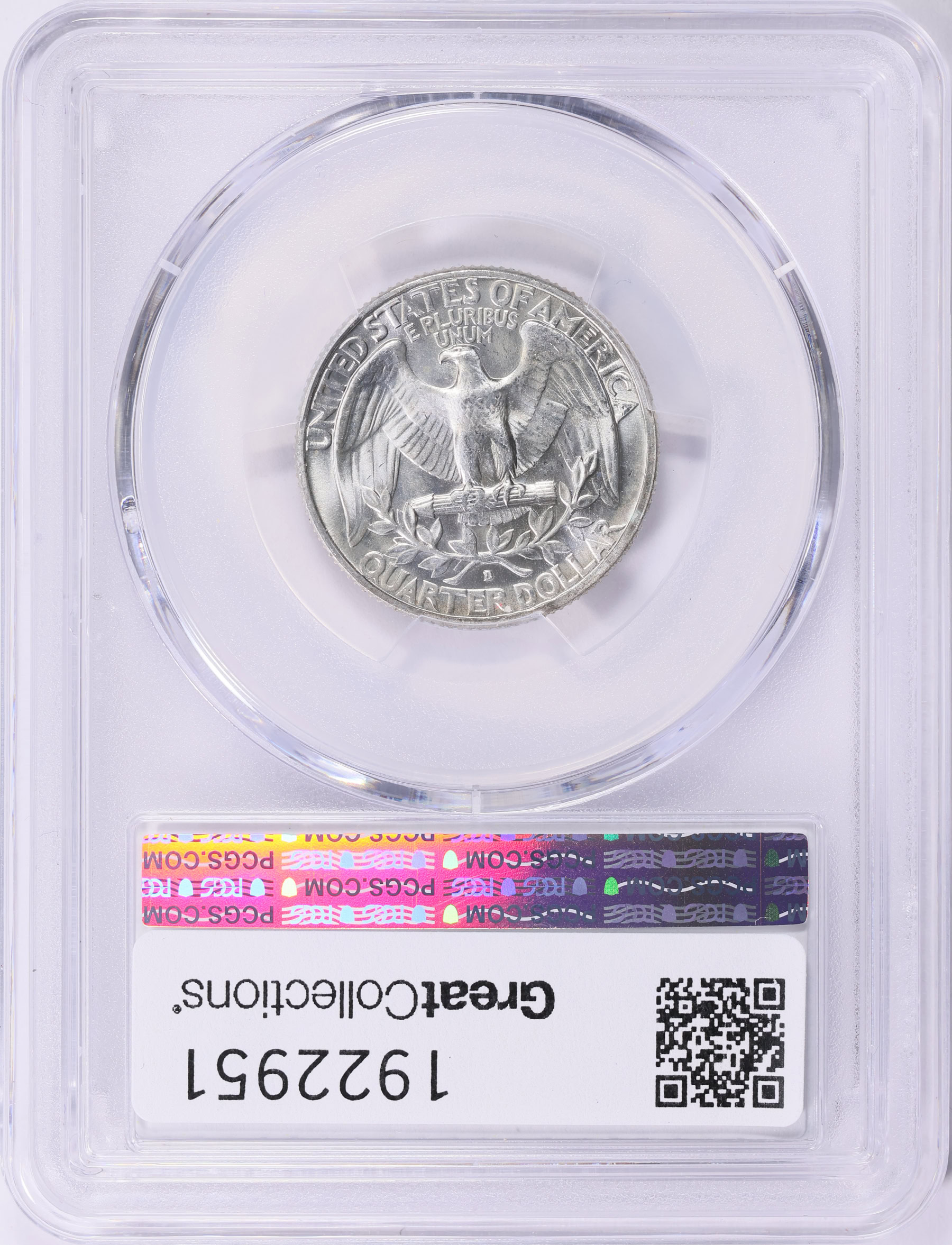 1964-D Washington Quarter Type C Reverse FS-901 PCGS MS-65 (Item ...