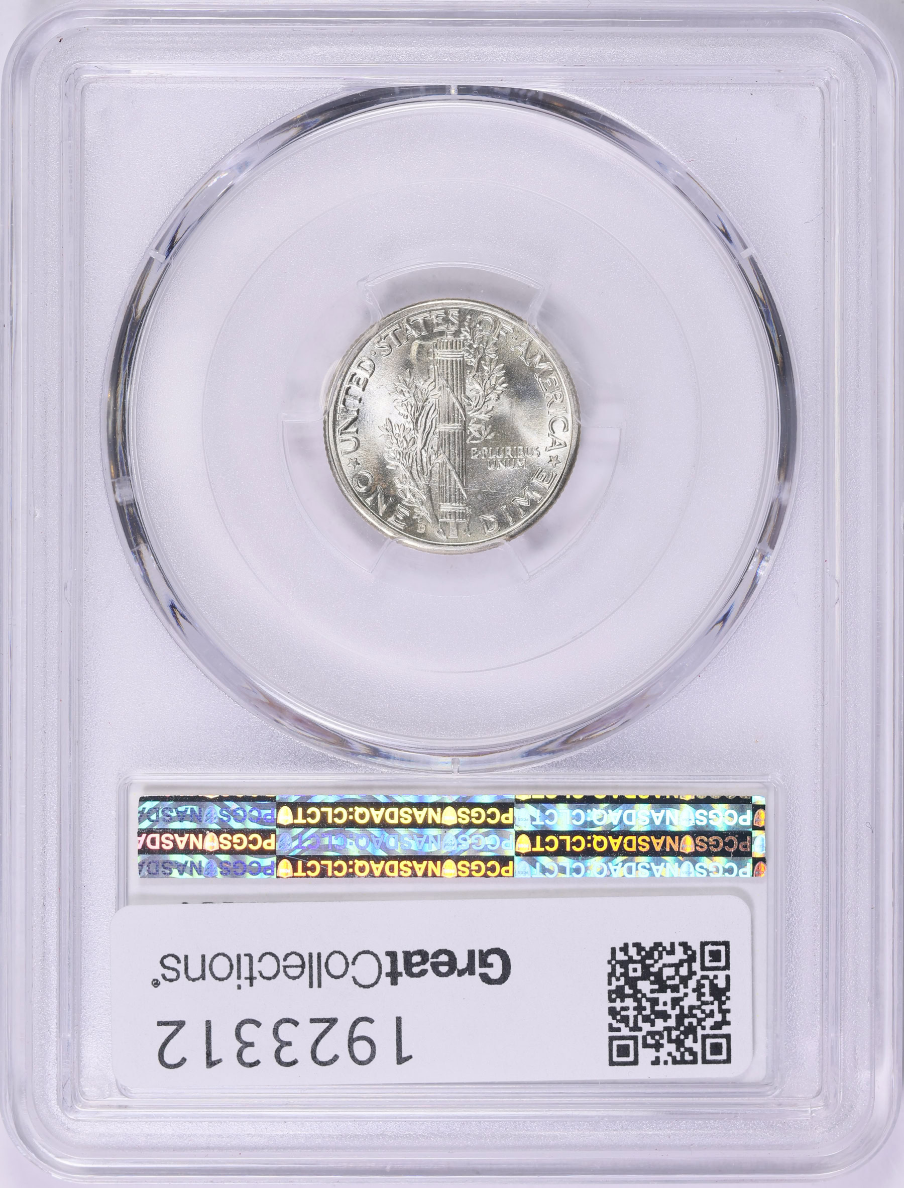 1944-D Mercury Dime PCGS MS-66 FB (Item 1923312) | GreatCollections ...