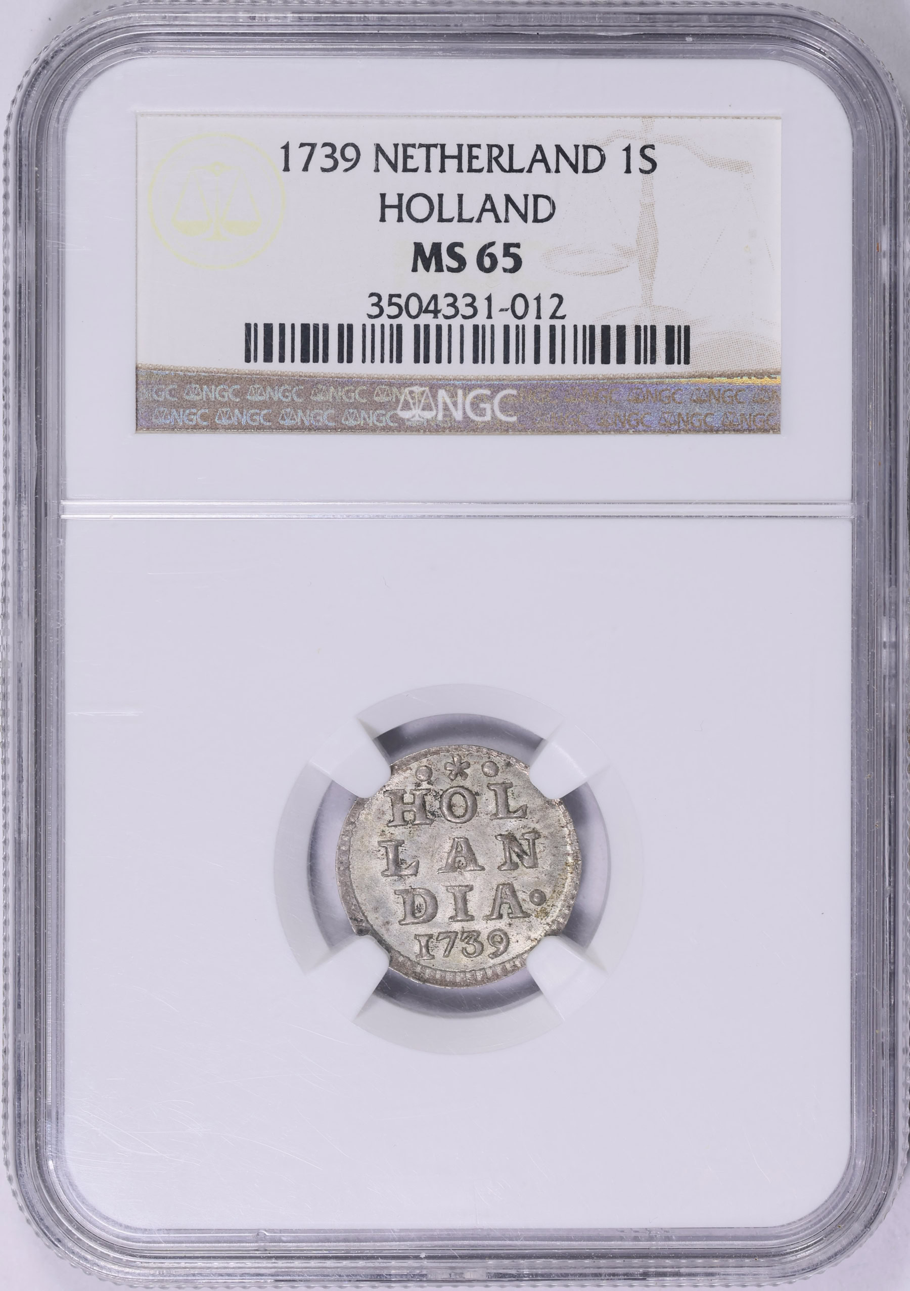 Netherlands - Holland 1739 Silver Stuiver KM-91 NGC MS-65 (Item 1923525 ...