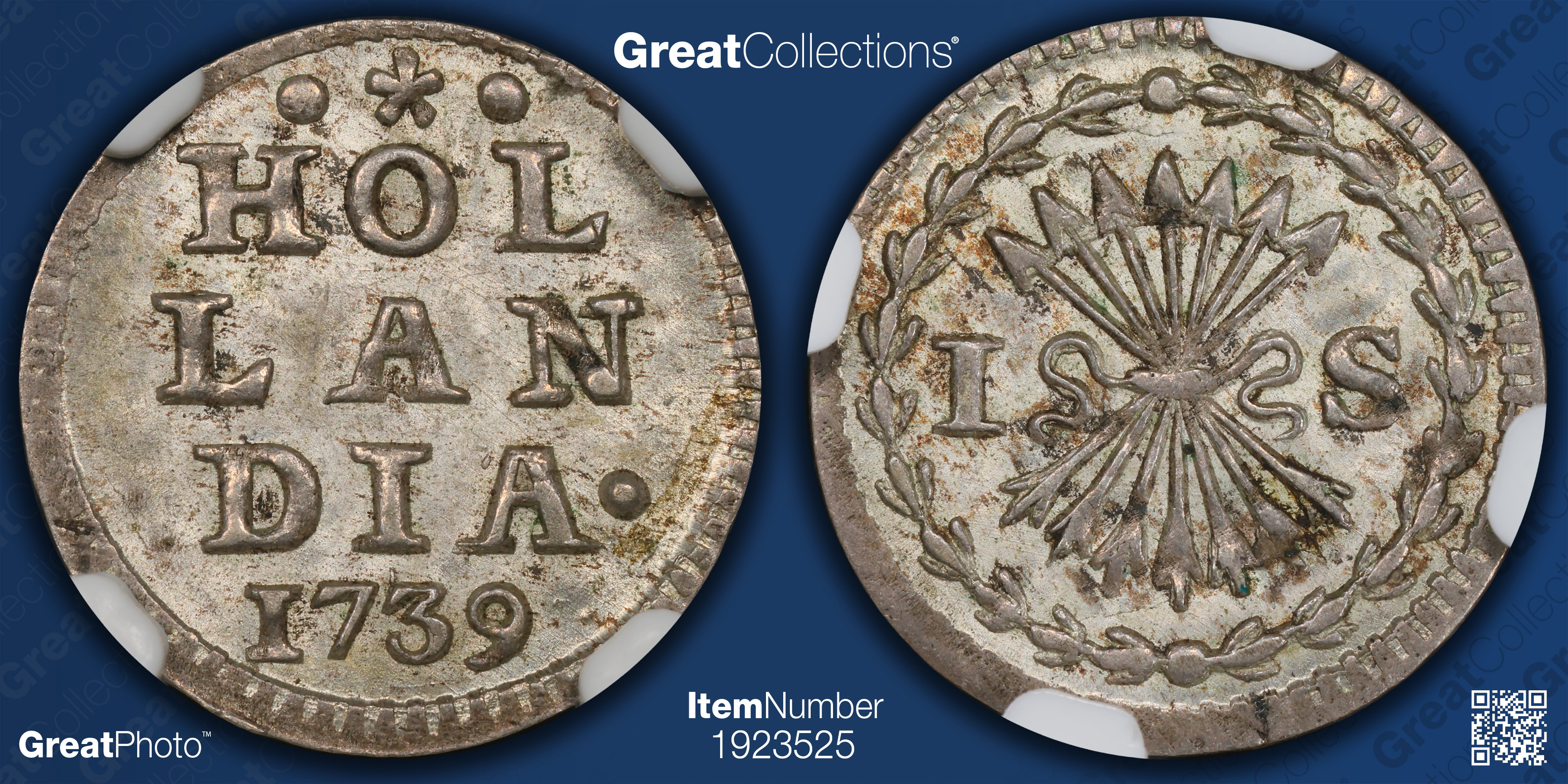 Netherlands - Holland 1739 Silver Stuiver KM-91 NGC MS-65 (Item 1923525 ...