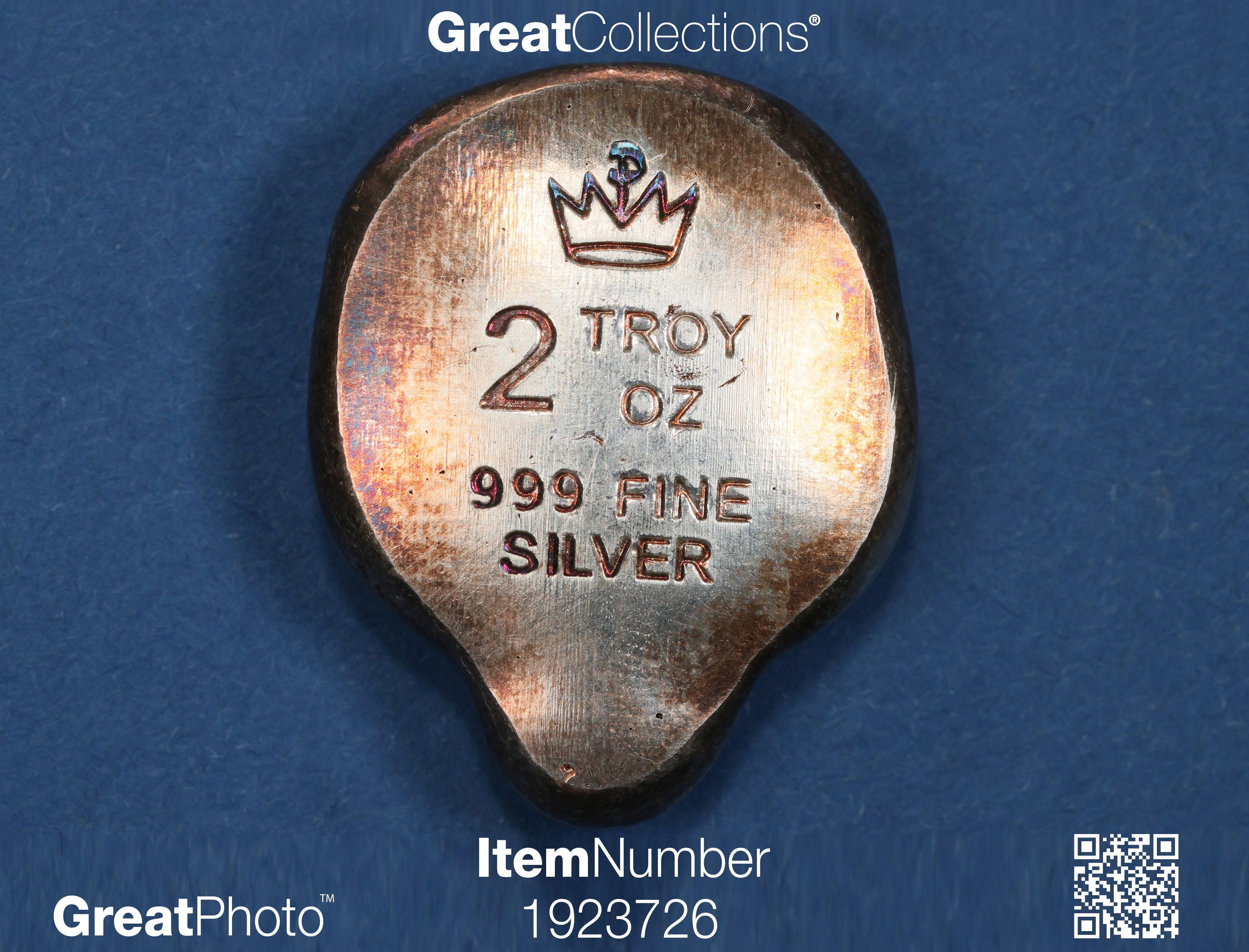 ND Silver 2oz Alien Head Sculpture Uncertified (ASW = 1.98 oz.) | Cert ...