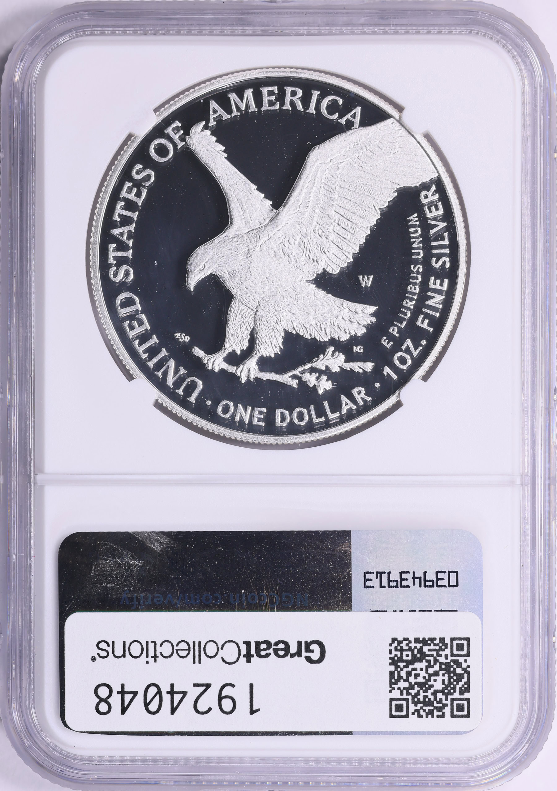 2022-W $1 Silver Eagle NGC Proof-70 UC (Item 1924048) | GreatCollections Coin Auctions