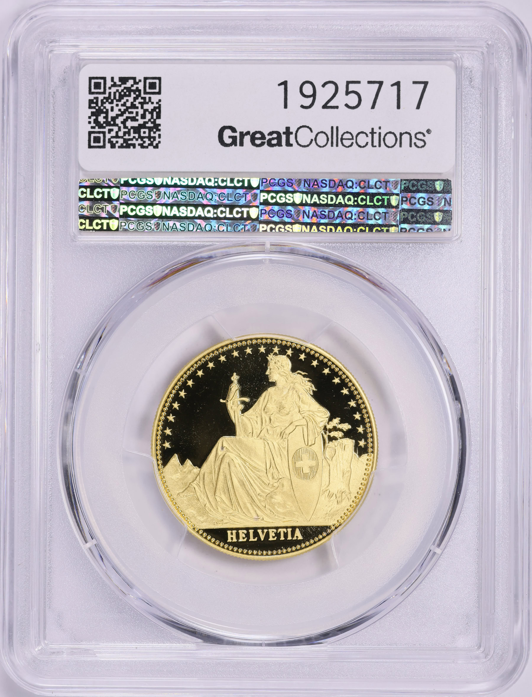 Switzerland 1986-AH Gold 1/2 Unze Rutli Eternal Pact KM-XMB8 PCGS Proof ...