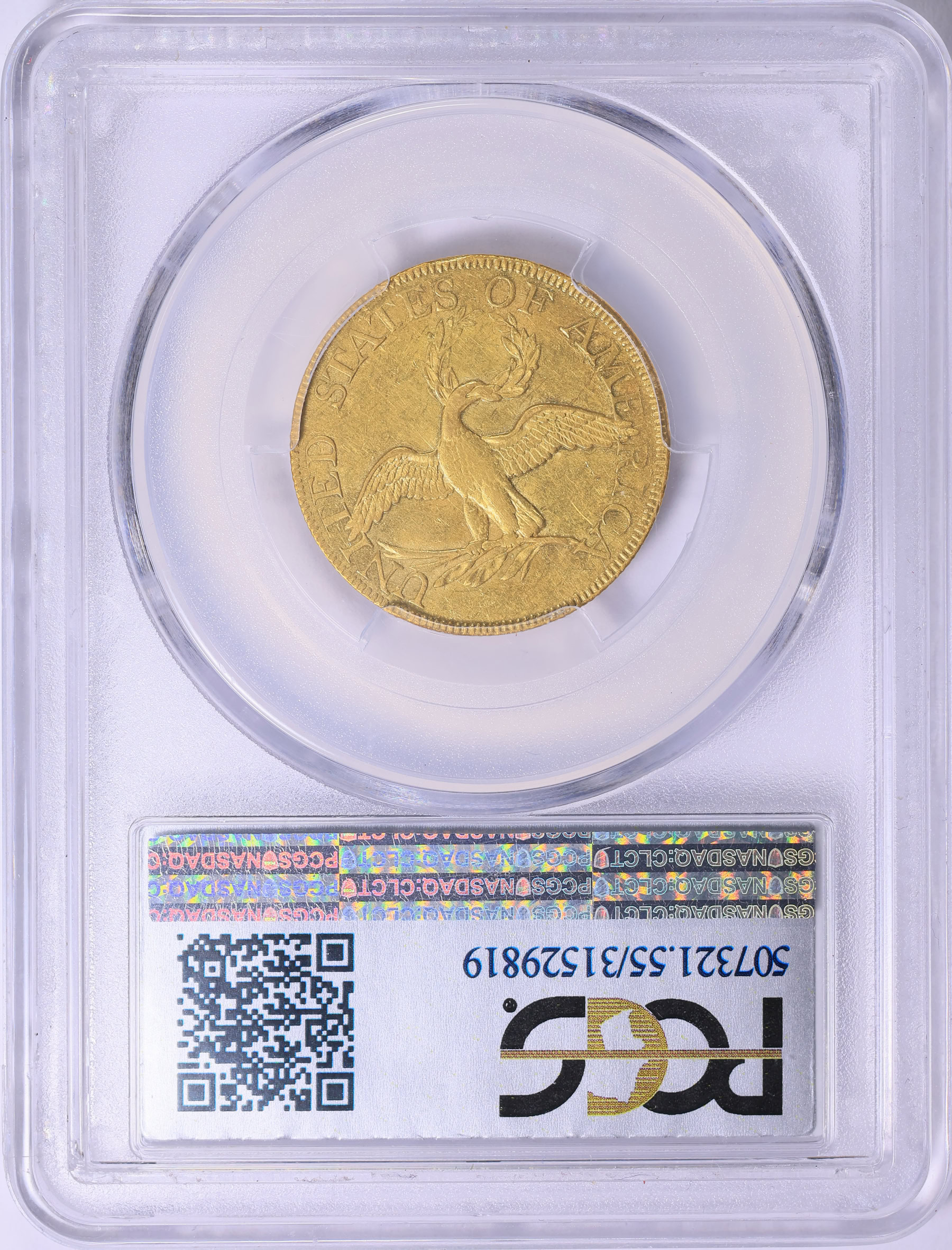 1798 Capped Bust Right Gold Half Eagle Small Eagle BD-1 PCGS AU-55 (Ex ...