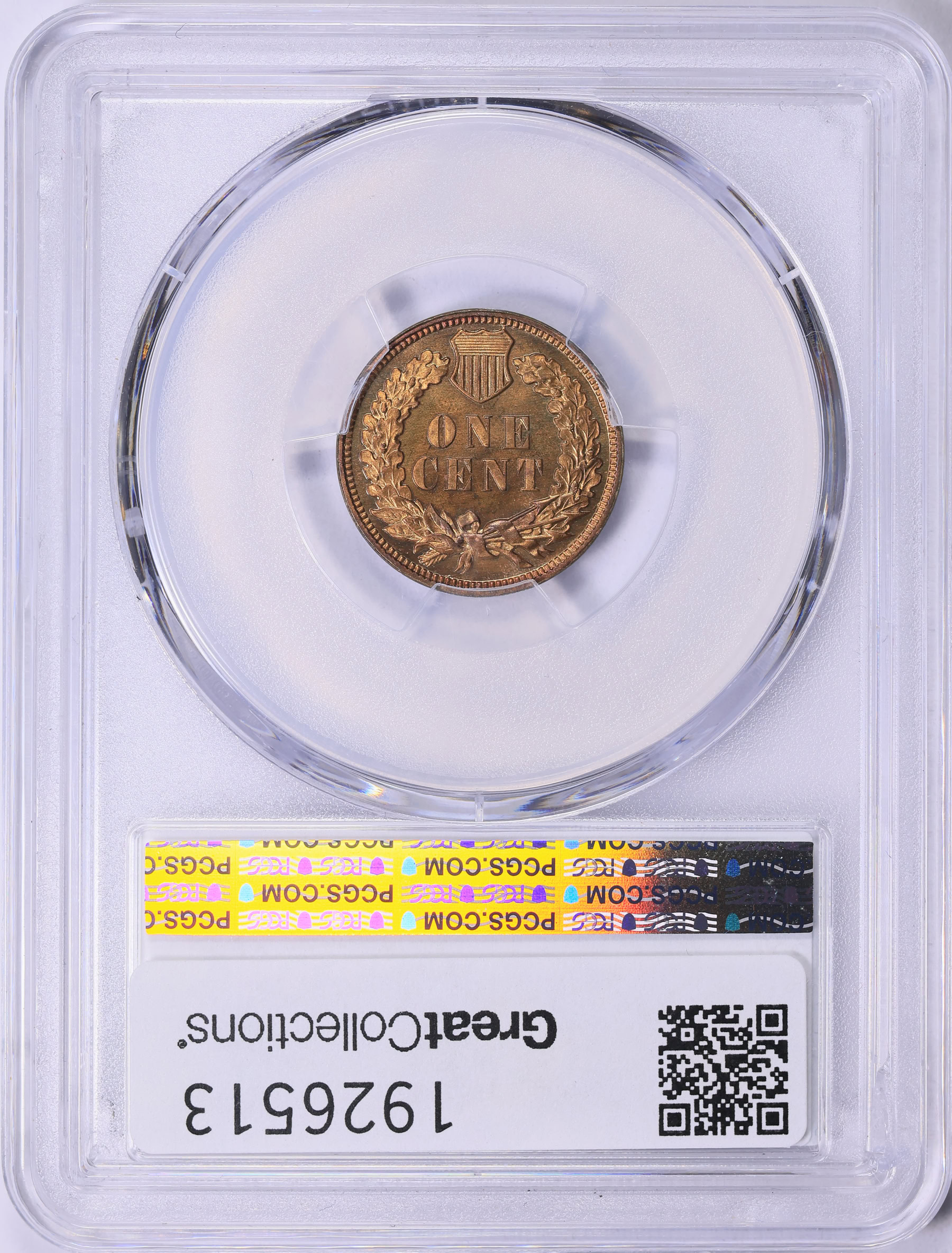1908 Indian Cent PCGS Proof-66 RB (Toned) (The Larry Shepherd ...