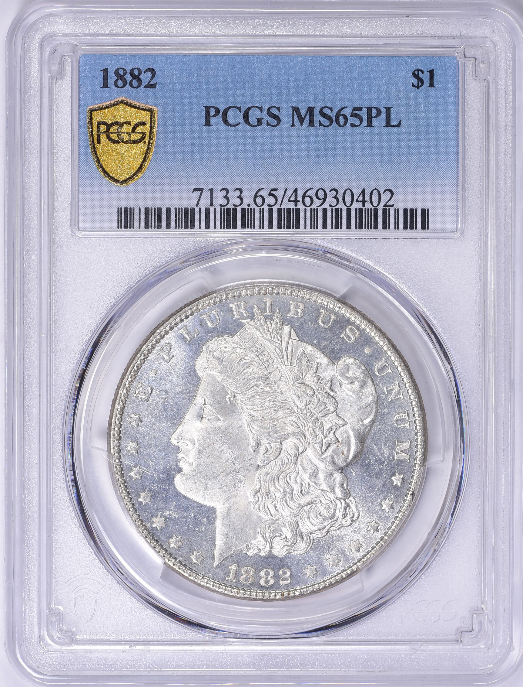 1882 Morgan Silver Dollar PCGS MS-65 PL (Item 1927452 ...
