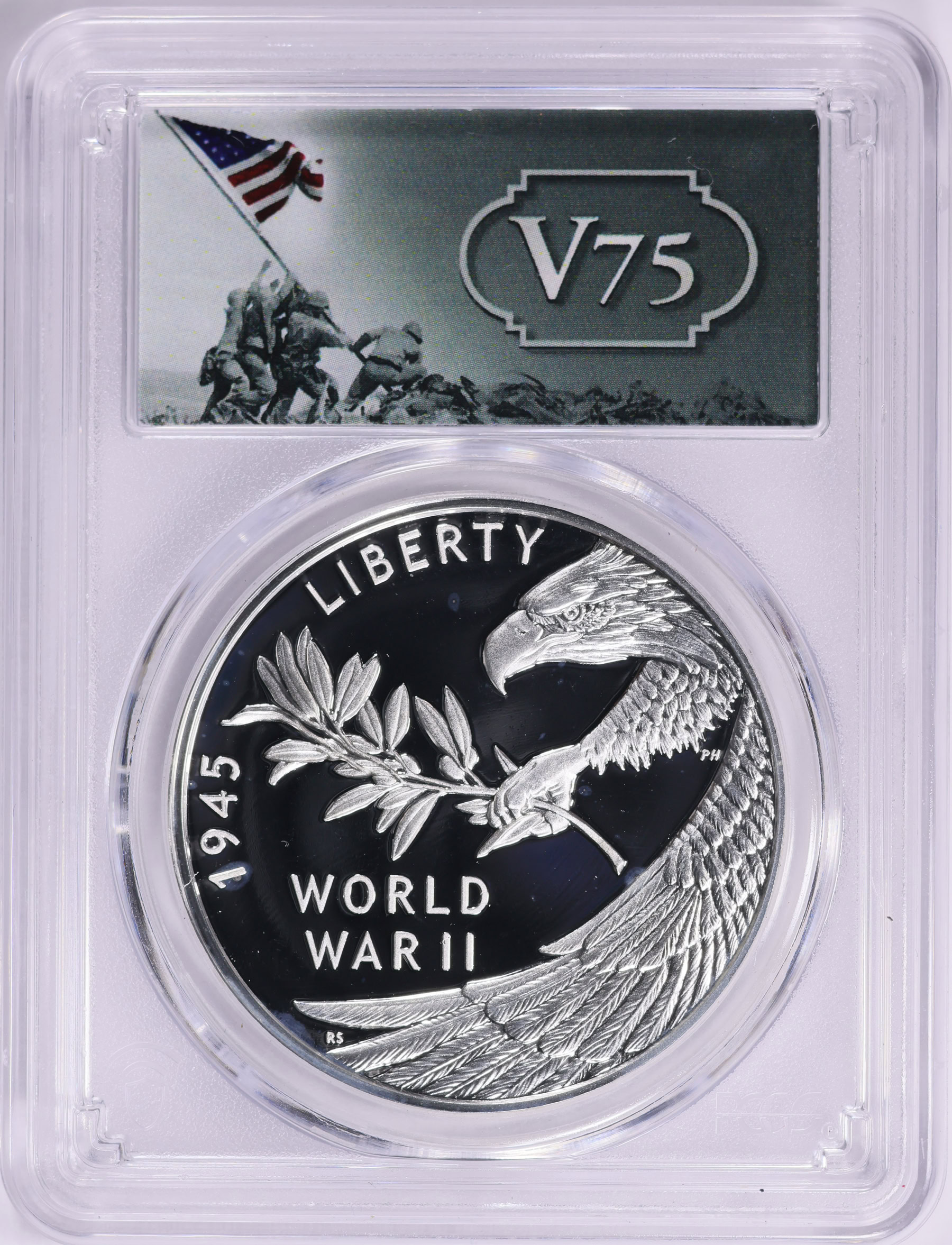 (2020) End of World War II 75th Anniversary Silver Medal PCGS Proof-69 ...