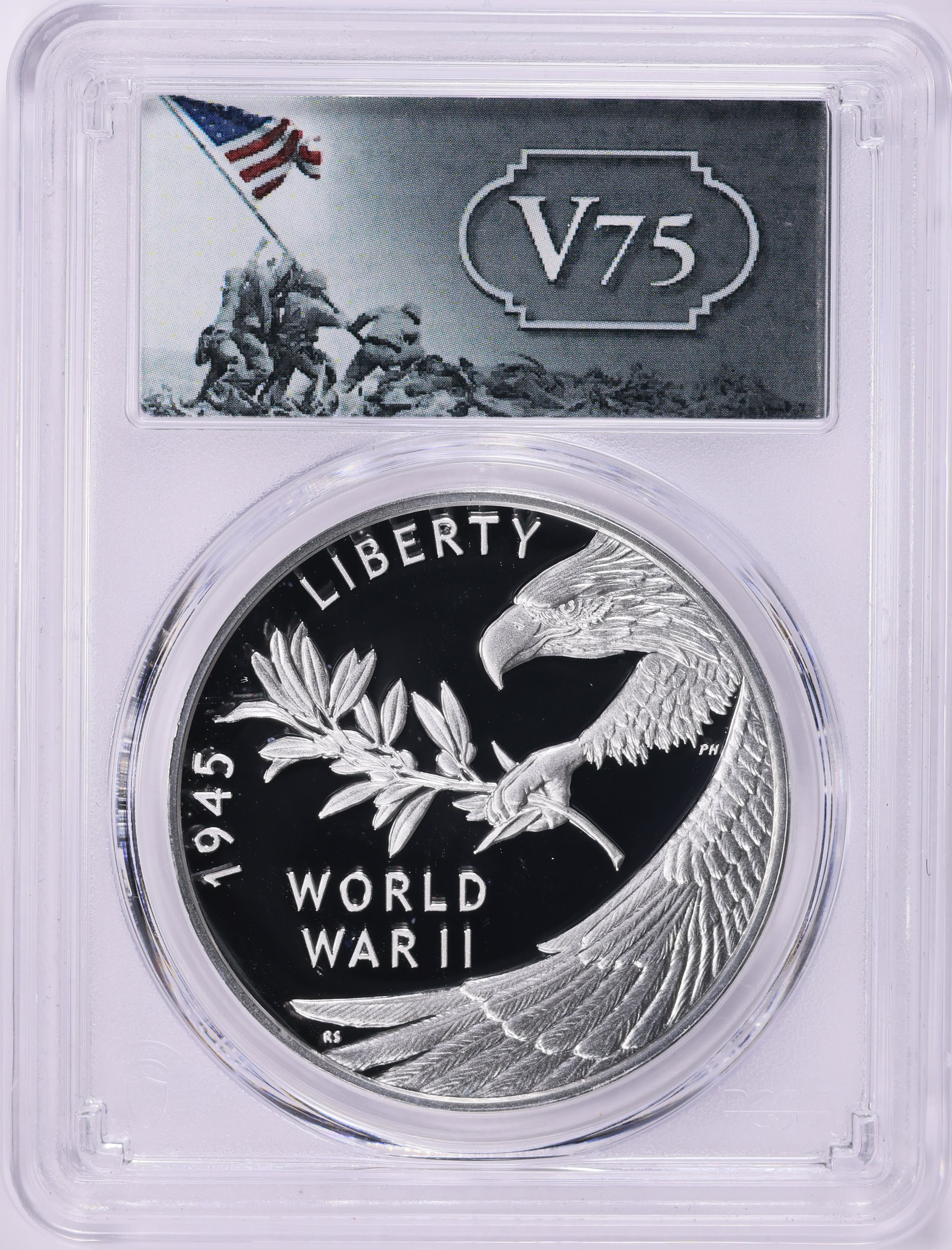 (2020) End of World War II 75th Anniversary Silver Medal PCGS Proof-69 ...