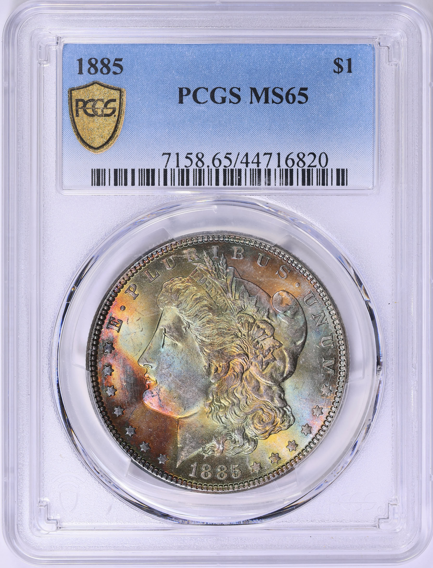 1885 Morgan Silver Dollar PCGS MS-65 (Toned) (Item 1927598 ...