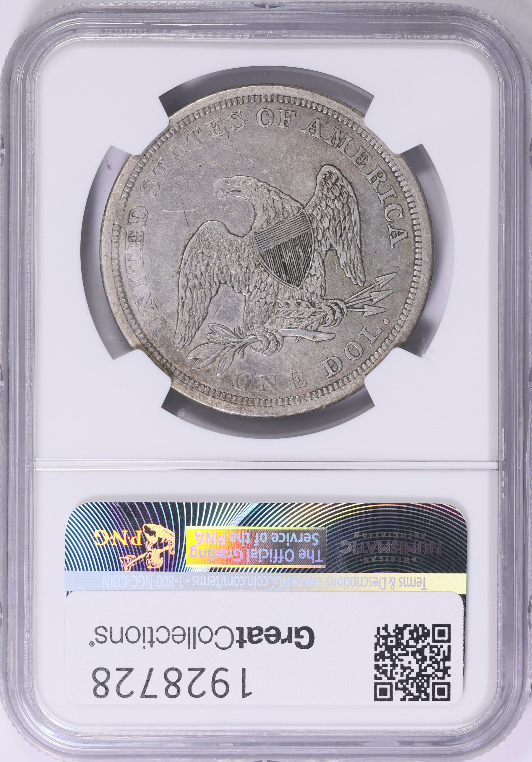 1840 Seated Liberty Silver Dollar NGC XF Details (Item 1928728 ...