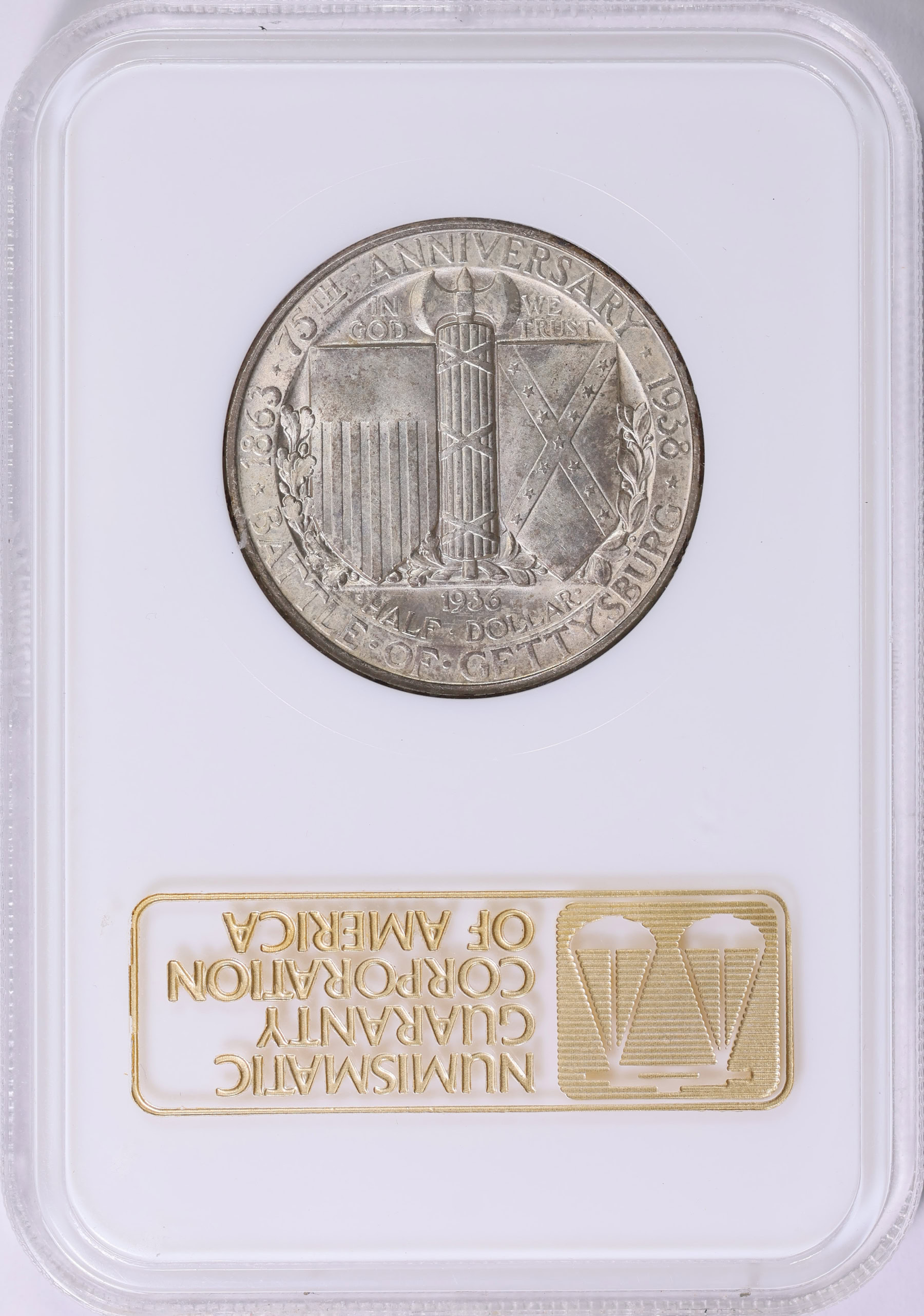 1936 Battle of Gettysburg 75th Anniversary Half Dollar NGC MS-64 (CAC ...