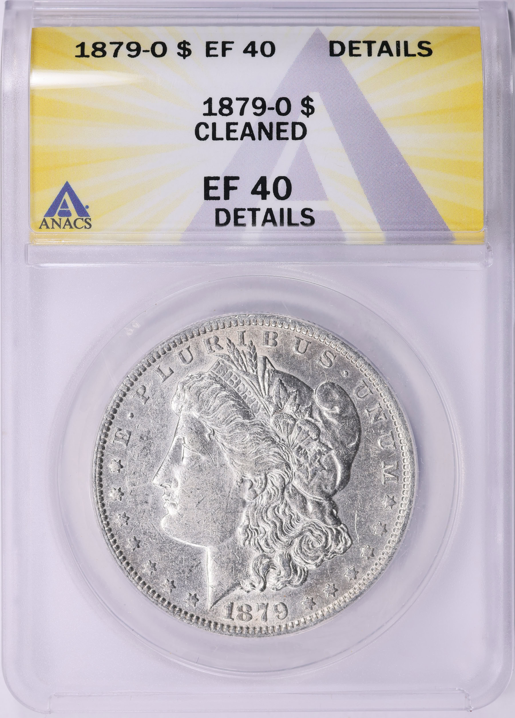 1879-O Morgan Silver Dollar ANACS XF-40 Details (Item 1929182 ...