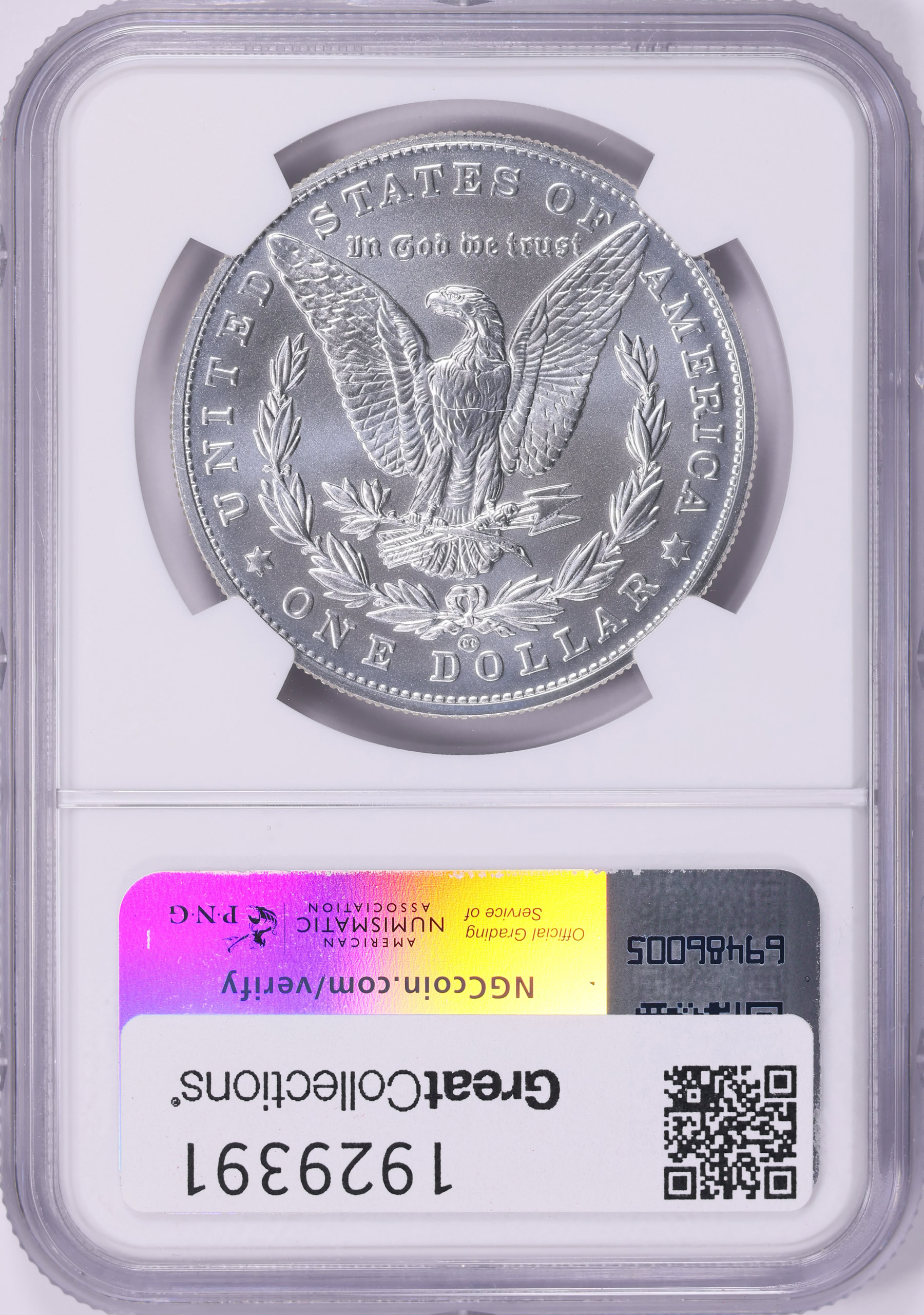 2021-CC Morgan Silver Dollar CC Privy 100th Anniversary NGC MS-70 (Item ...
