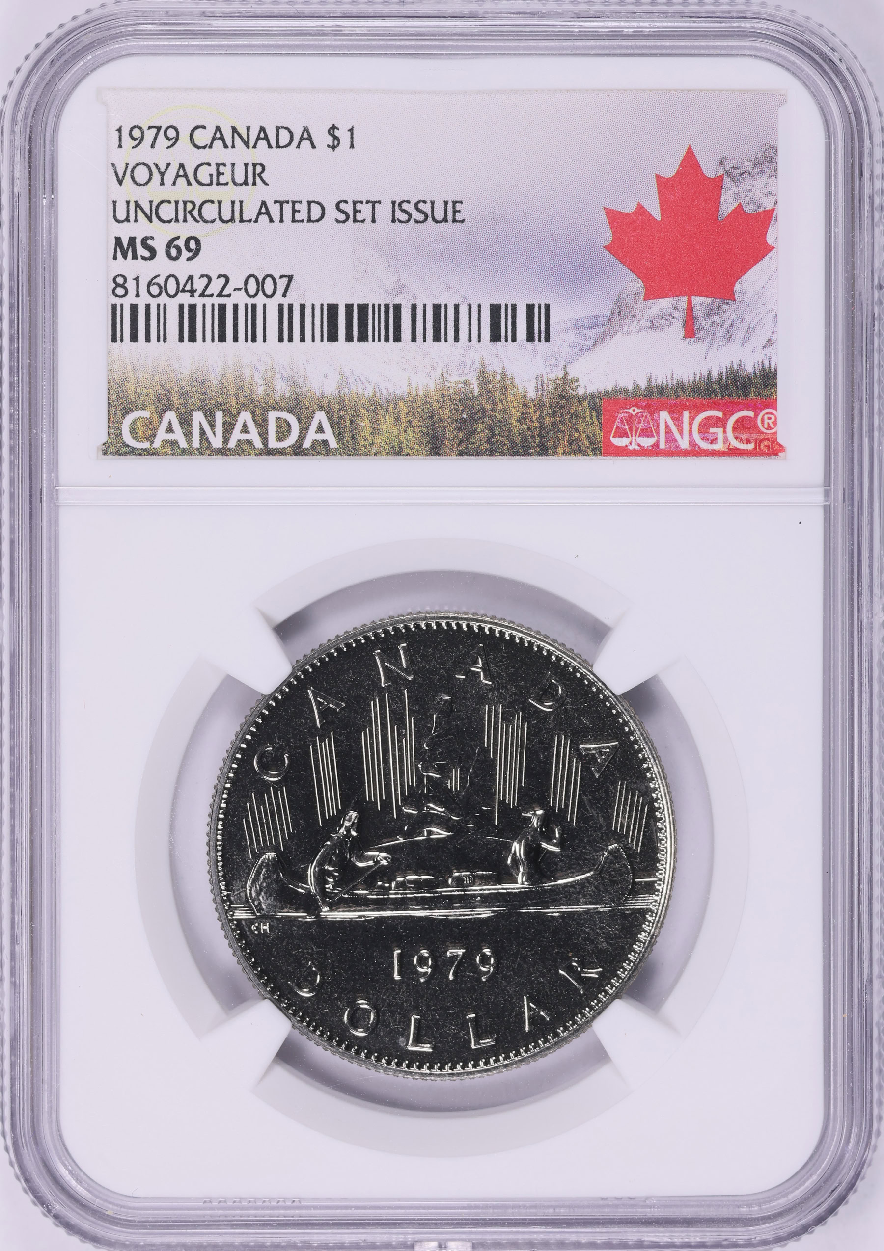 Canada 1979 Dollar KM-120.1 Uncirculated Set Issue NGC MS-69 (Item ...
