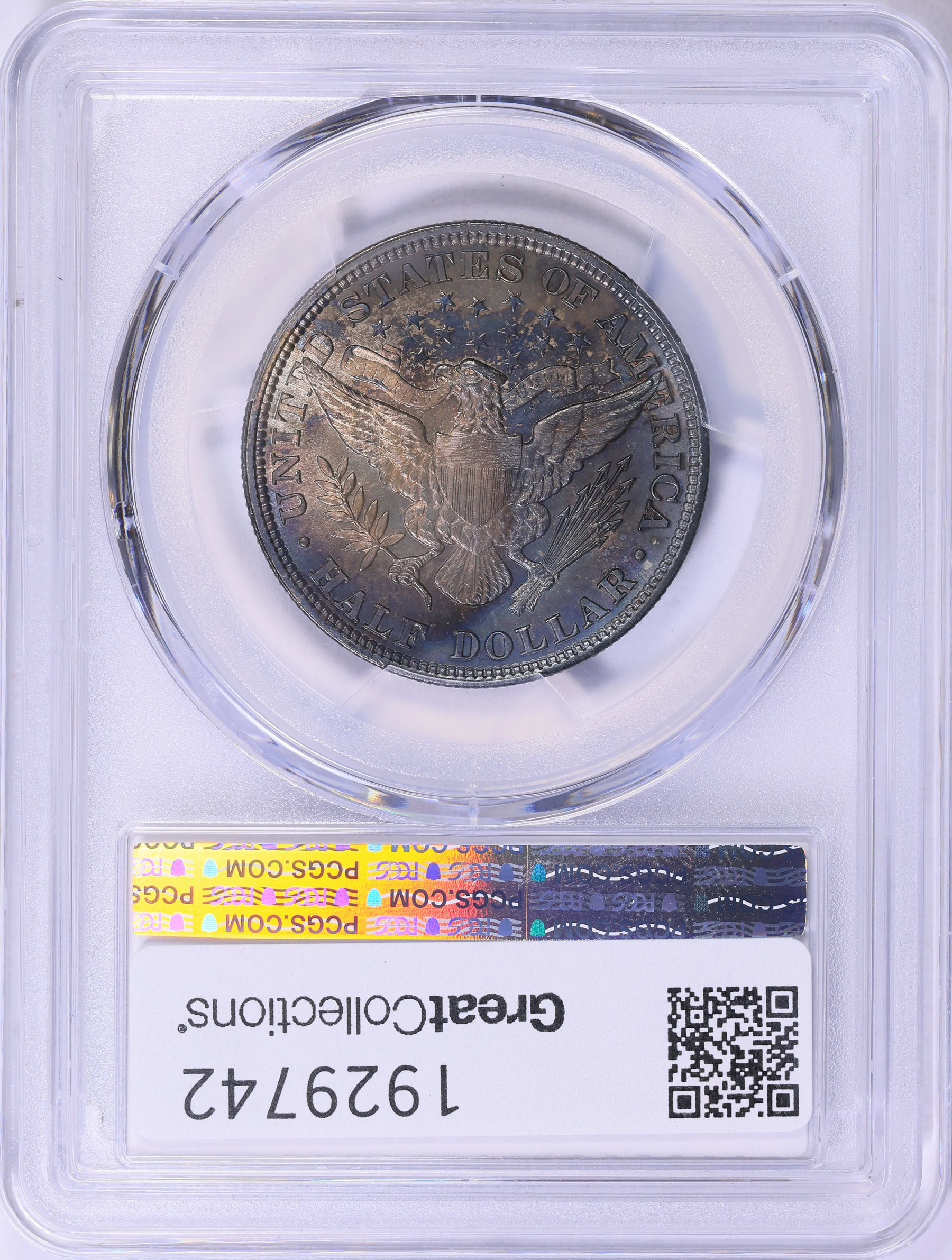1897 Barber Half Dollar PCGS MS-66 (Toned) (Item 1929742 ...