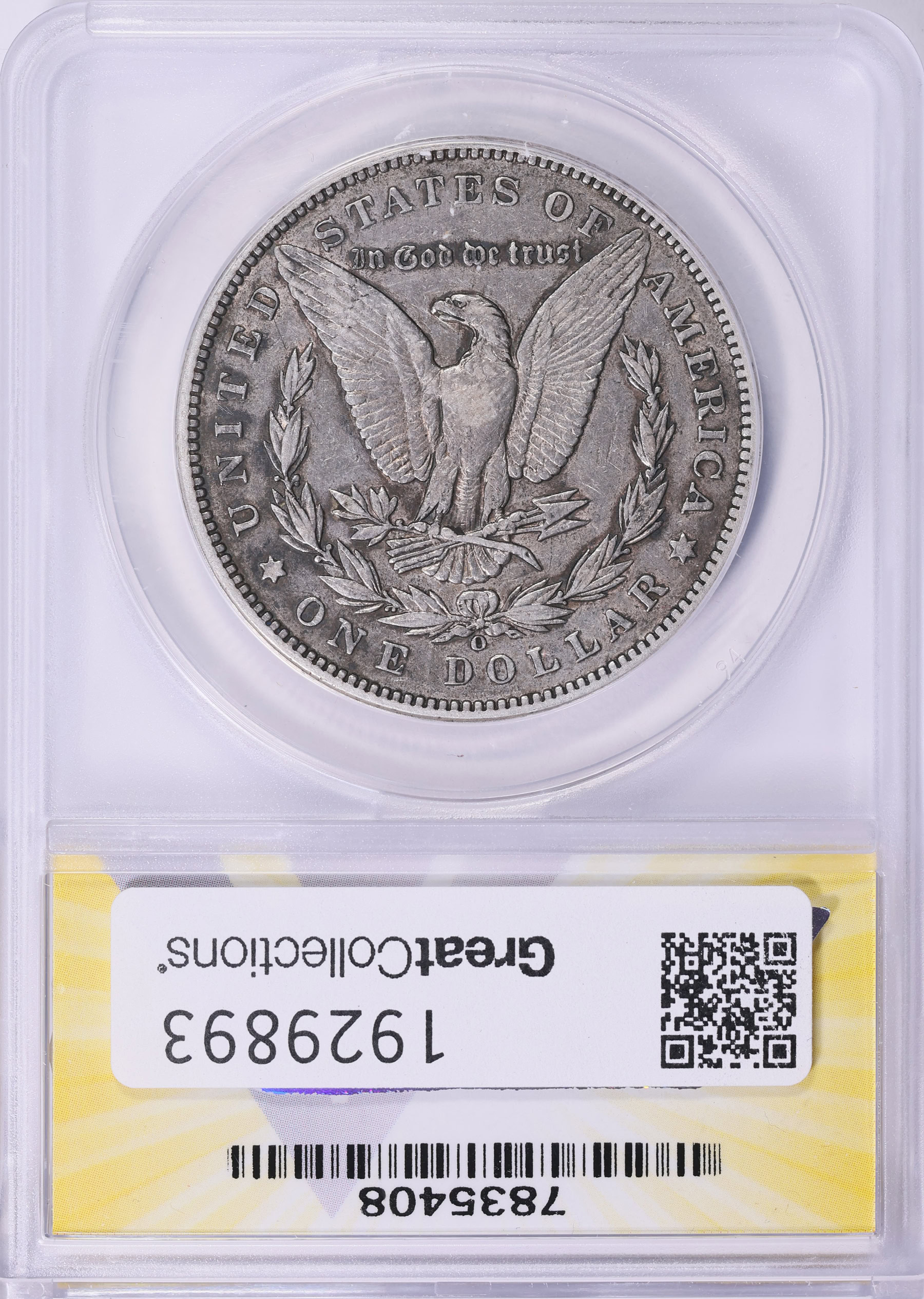 1899-O Morgan Silver Dollar ANACS XF-40 Details (Item 1929893) | GreatCollections Coin Auctions