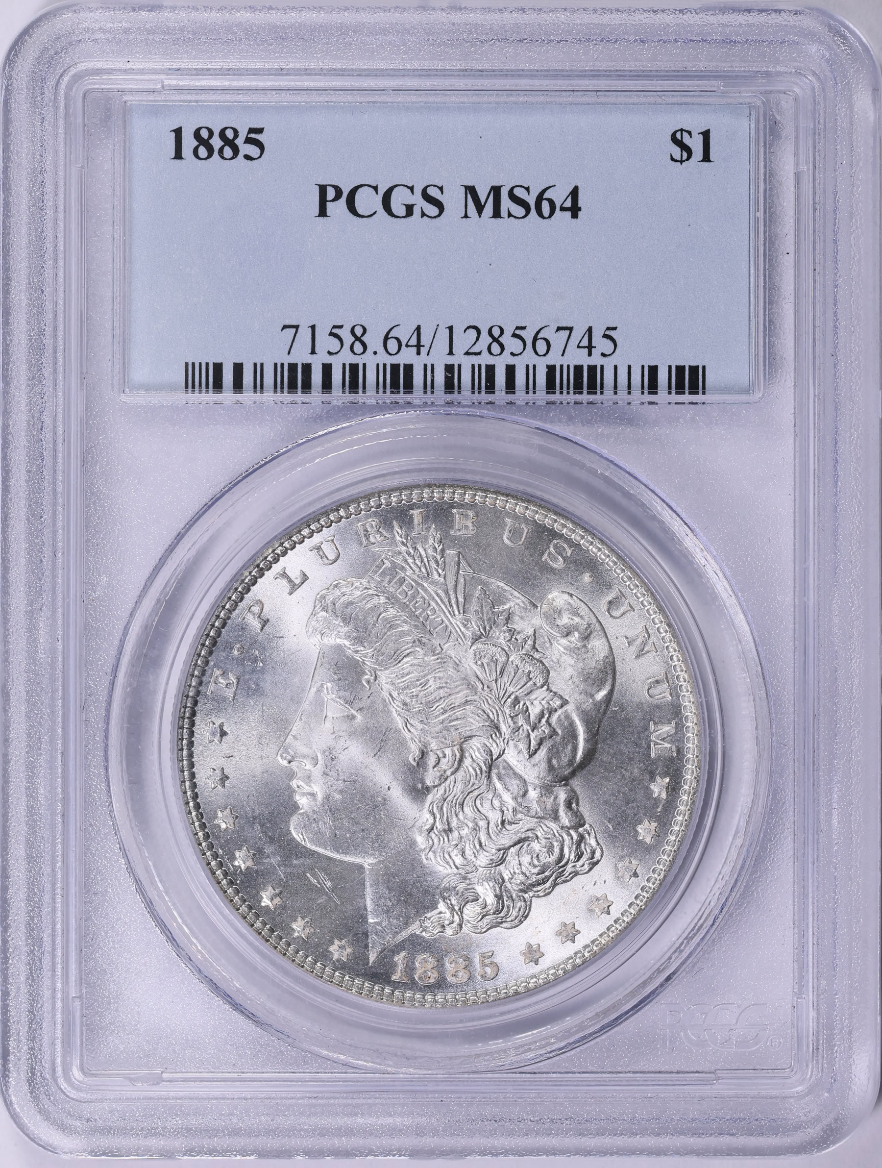 1885 Morgan Silver Dollar PCGS MS-64 (Item 1930258) | GreatCollections ...