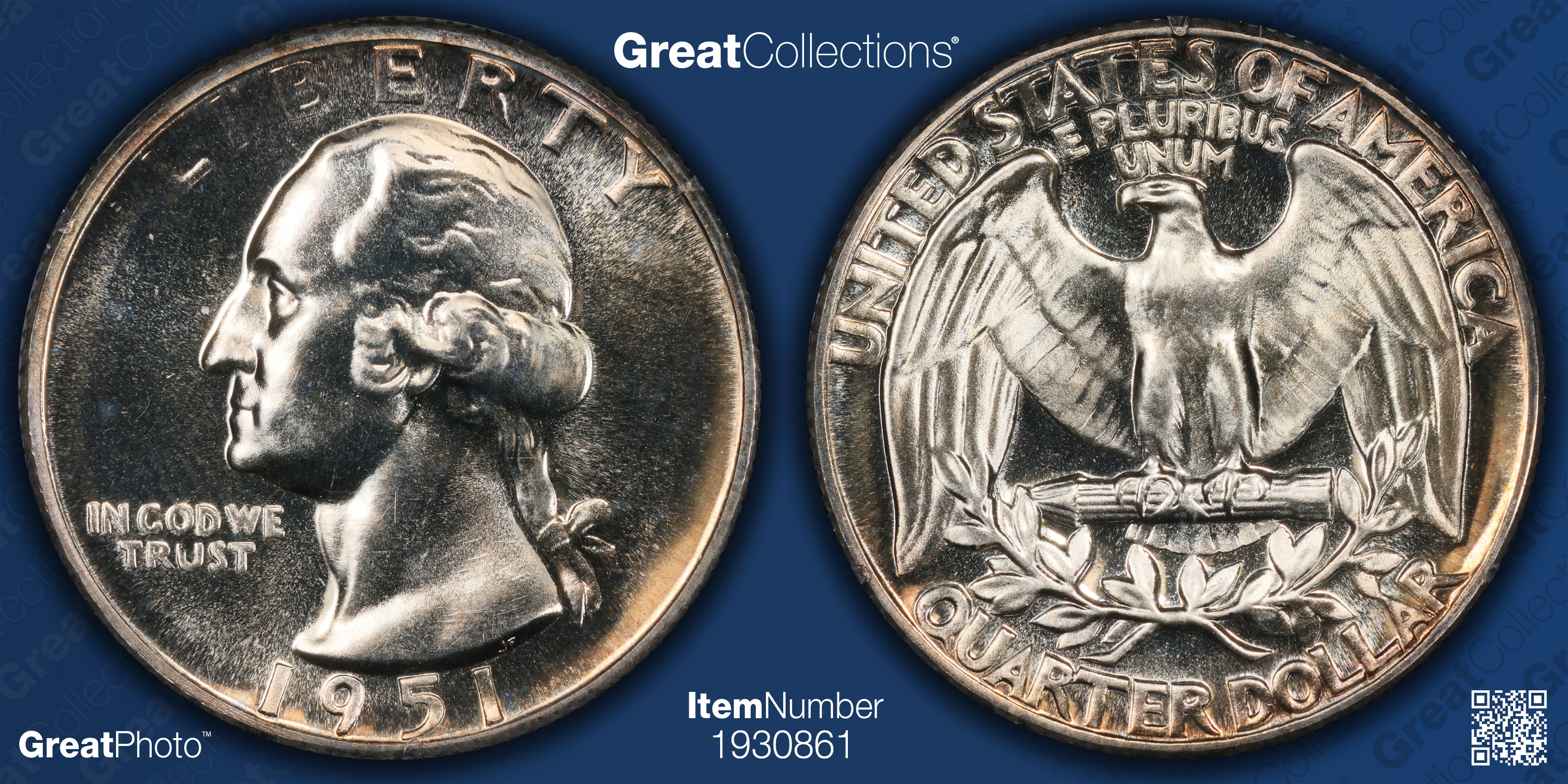 1951 Washington Quarter PCGS Proof-65 OGH (1st Gen) (Item 1930861 ...