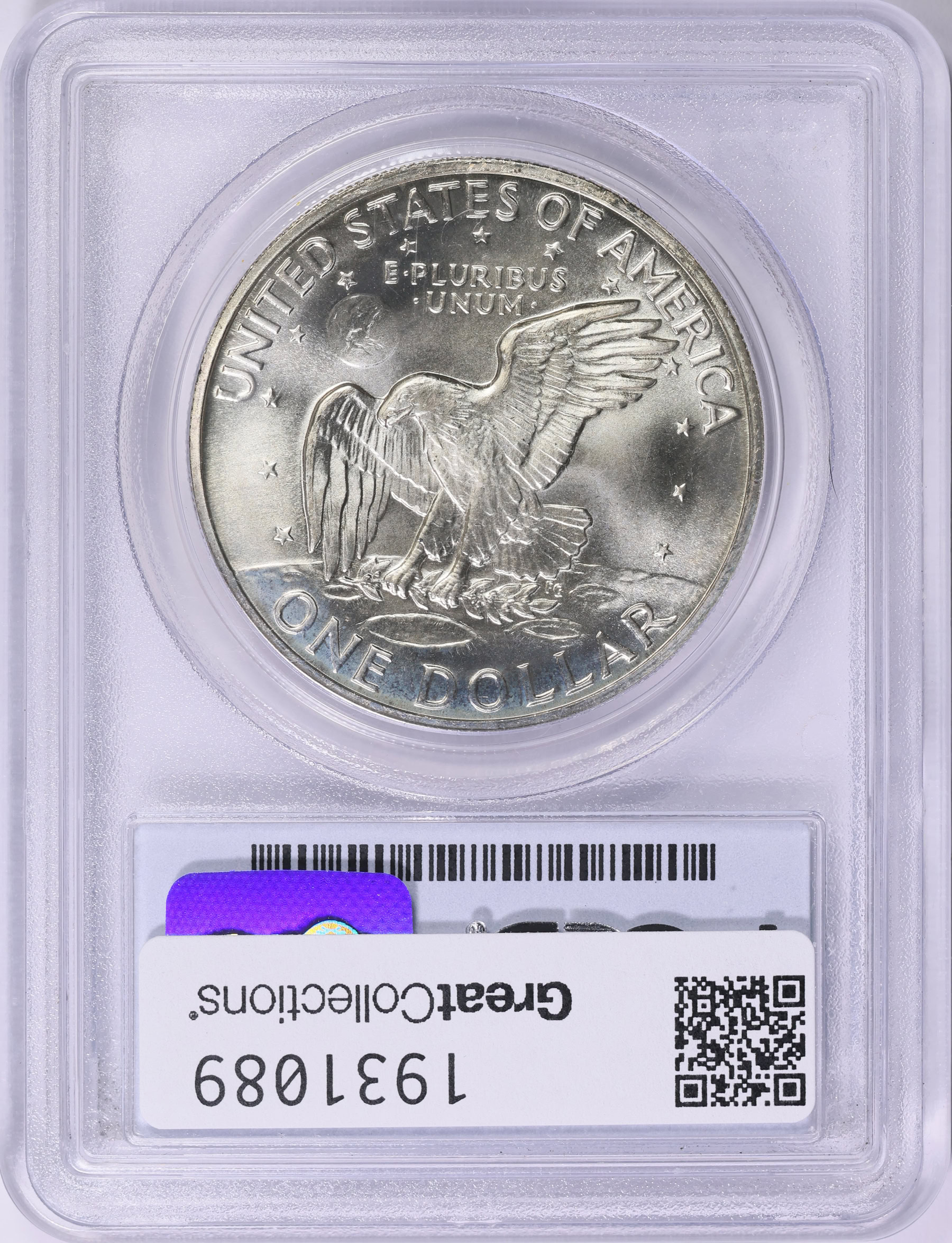 1972-S Eisenhower Dollar Silver PCGS MS-67 (CAC Green) (Item 1931089) | GreatCollections Coin ...