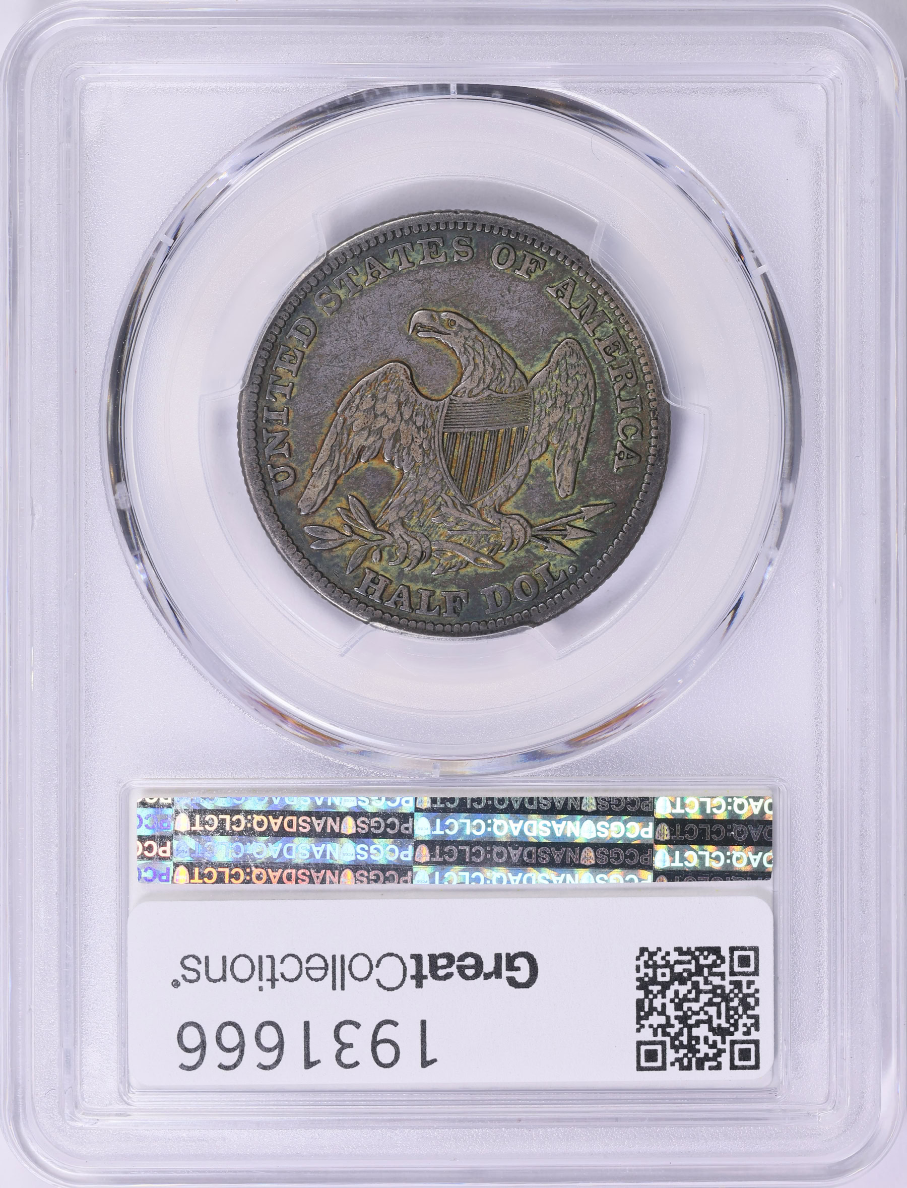 1838 Capped Bust Half Dollar Reeded Edge PCGS VF-35 (Item 1931666 ...