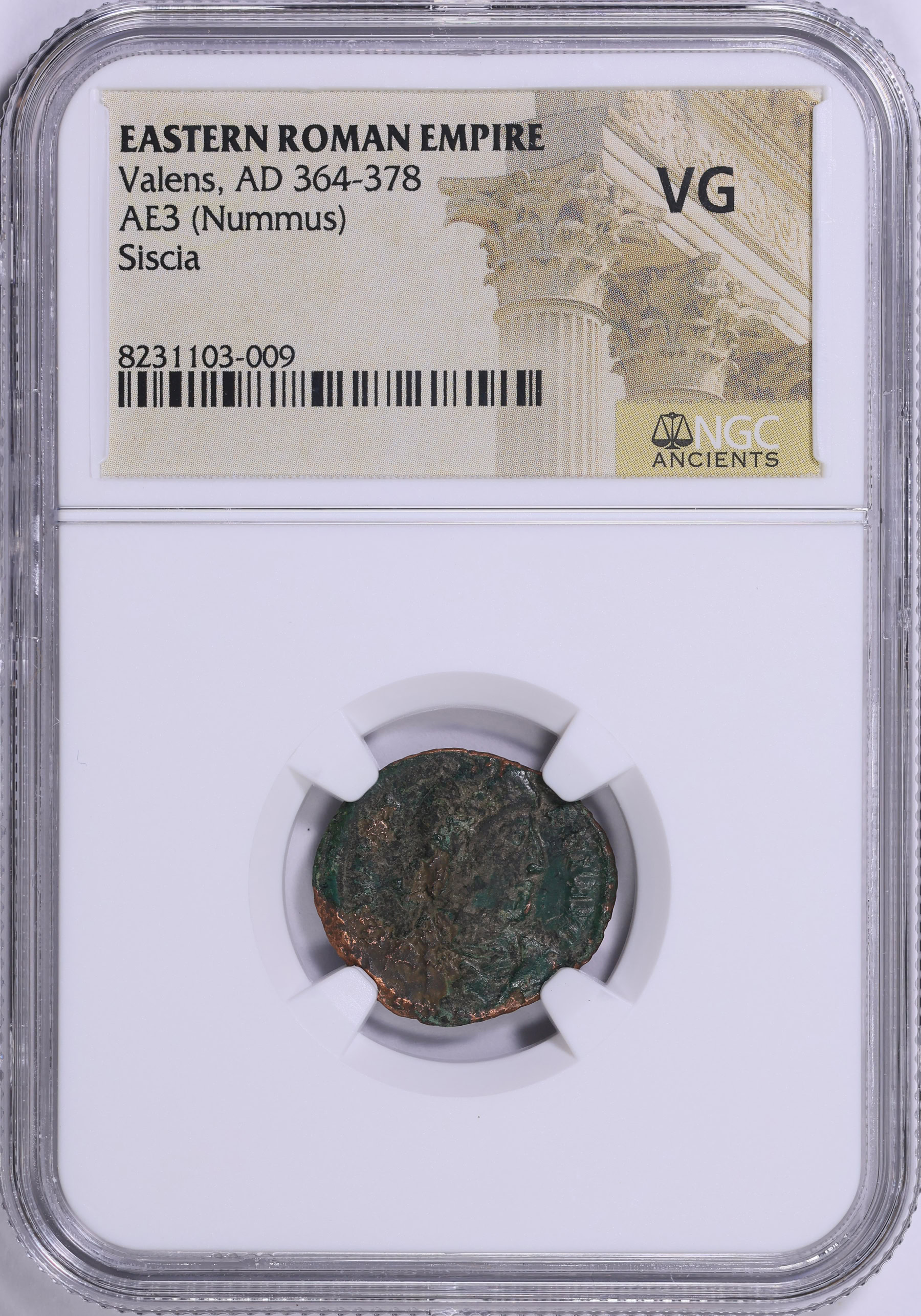 Ancient Roman Empire, Valens (A.D. 364-378) c.A.D. 367-375 AE3 (Nummus ...