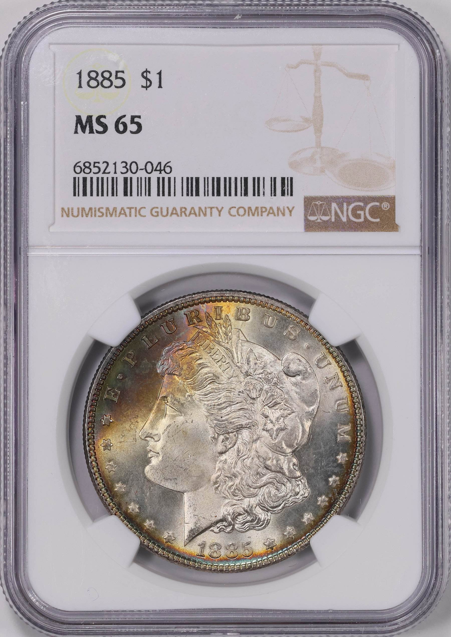 1885 Morgan Silver Dollar NGC MS-65 (Toned) (Item 1932079 ...