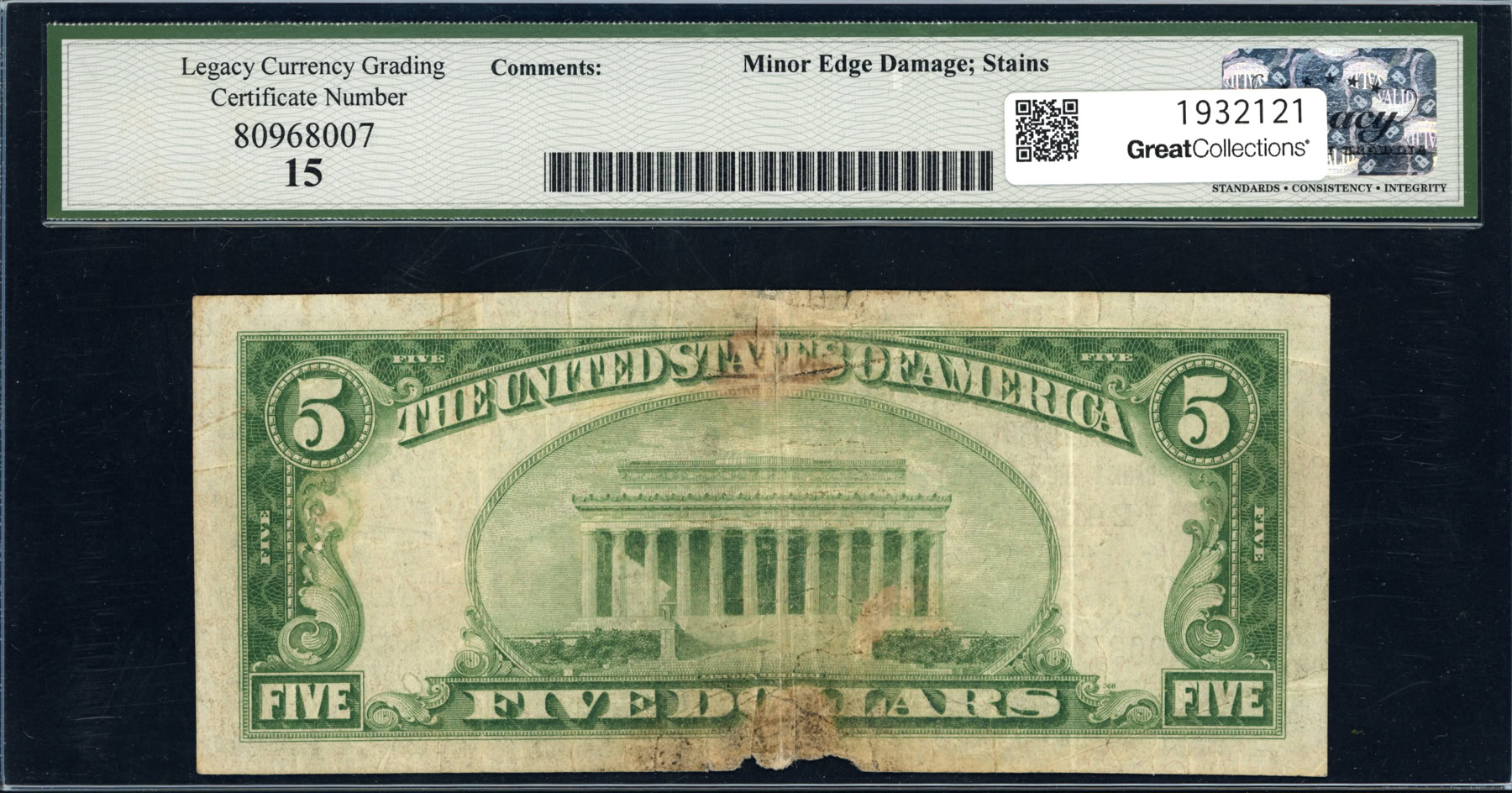 Fr. 1800-2 Babylon, New York 1929 Type 2 $5 Note The Babylon National ...