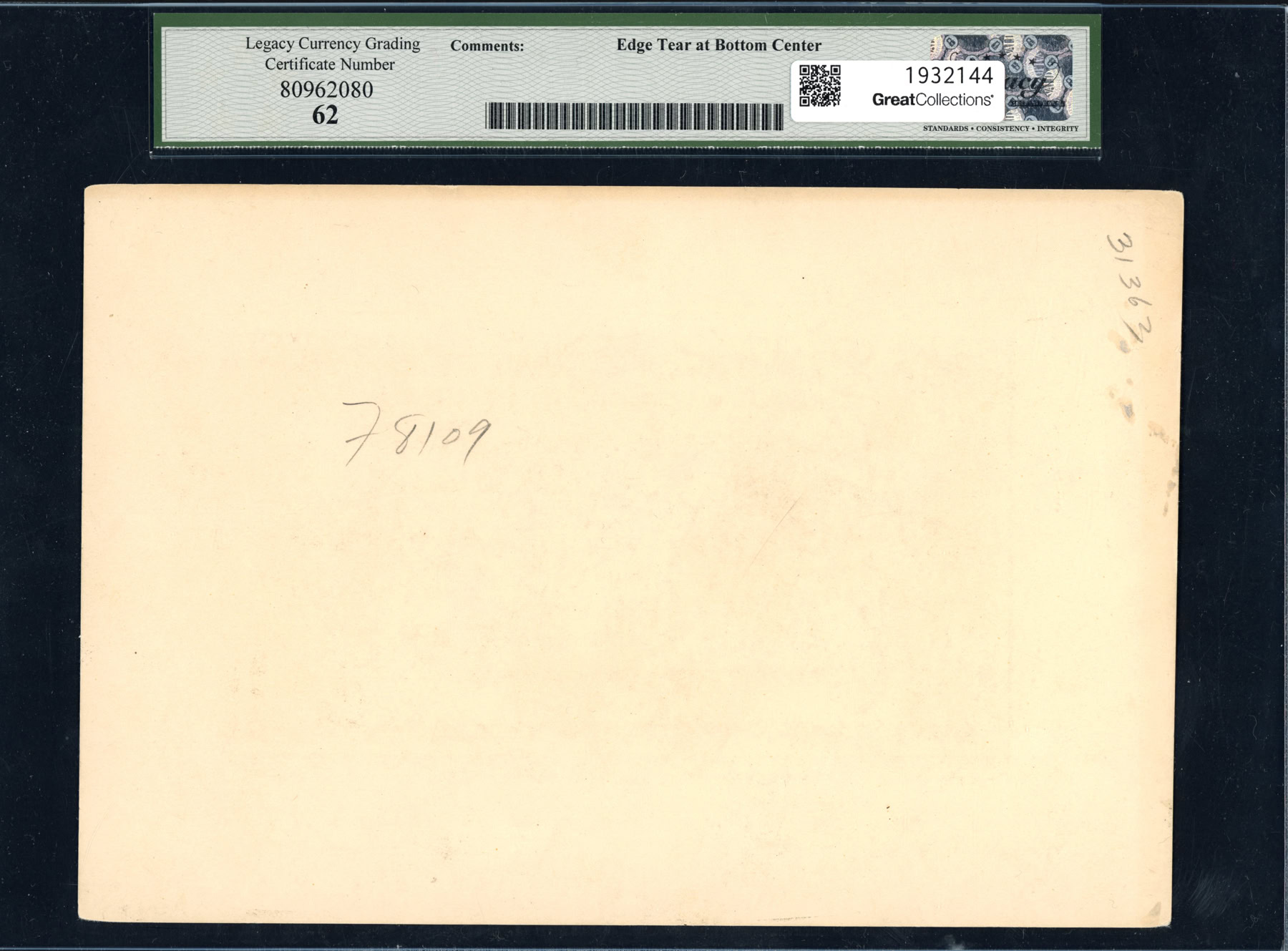 ND American Bank Note Company "20" Advertising Proof Note Legacy New 62 ...