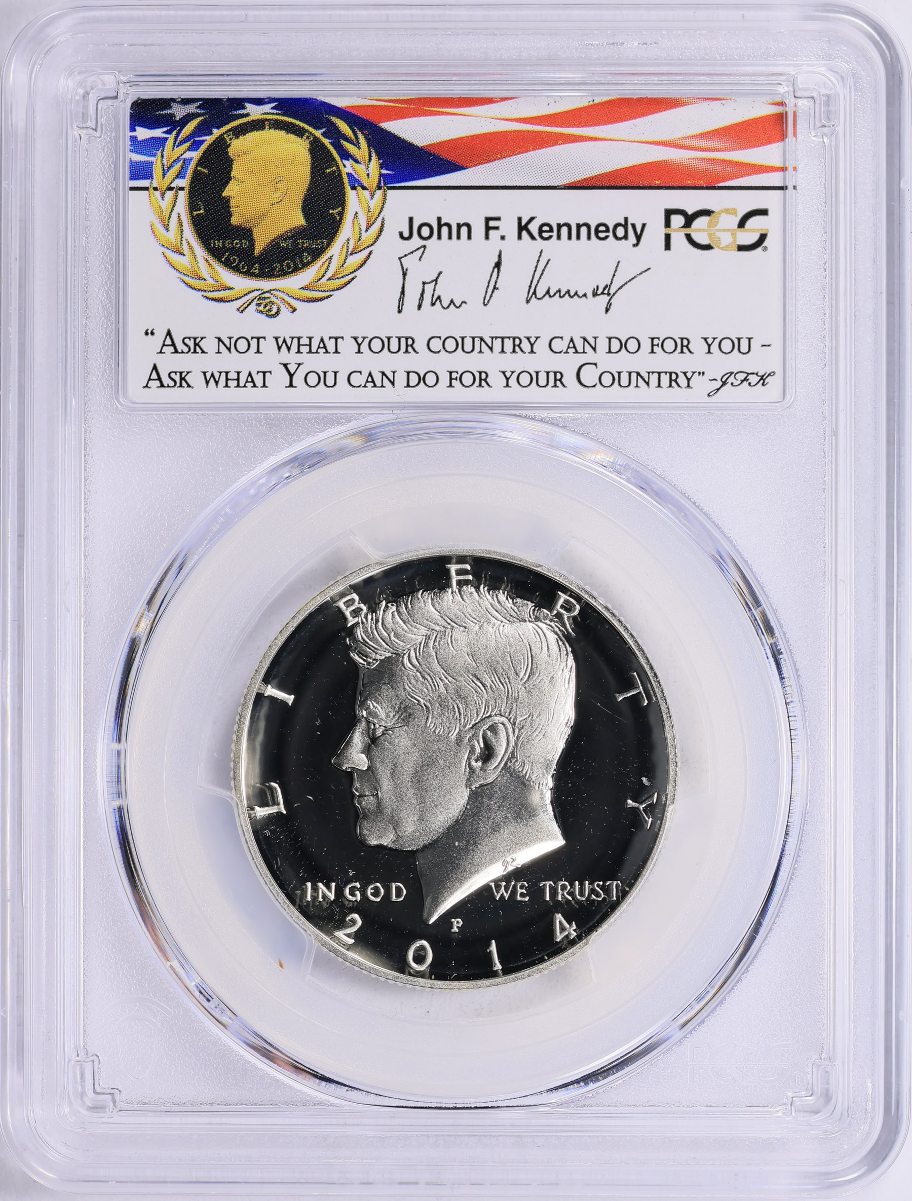 2014-P Kennedy Half Dollar Silver First Strike 50th Anniversary PCGS ...