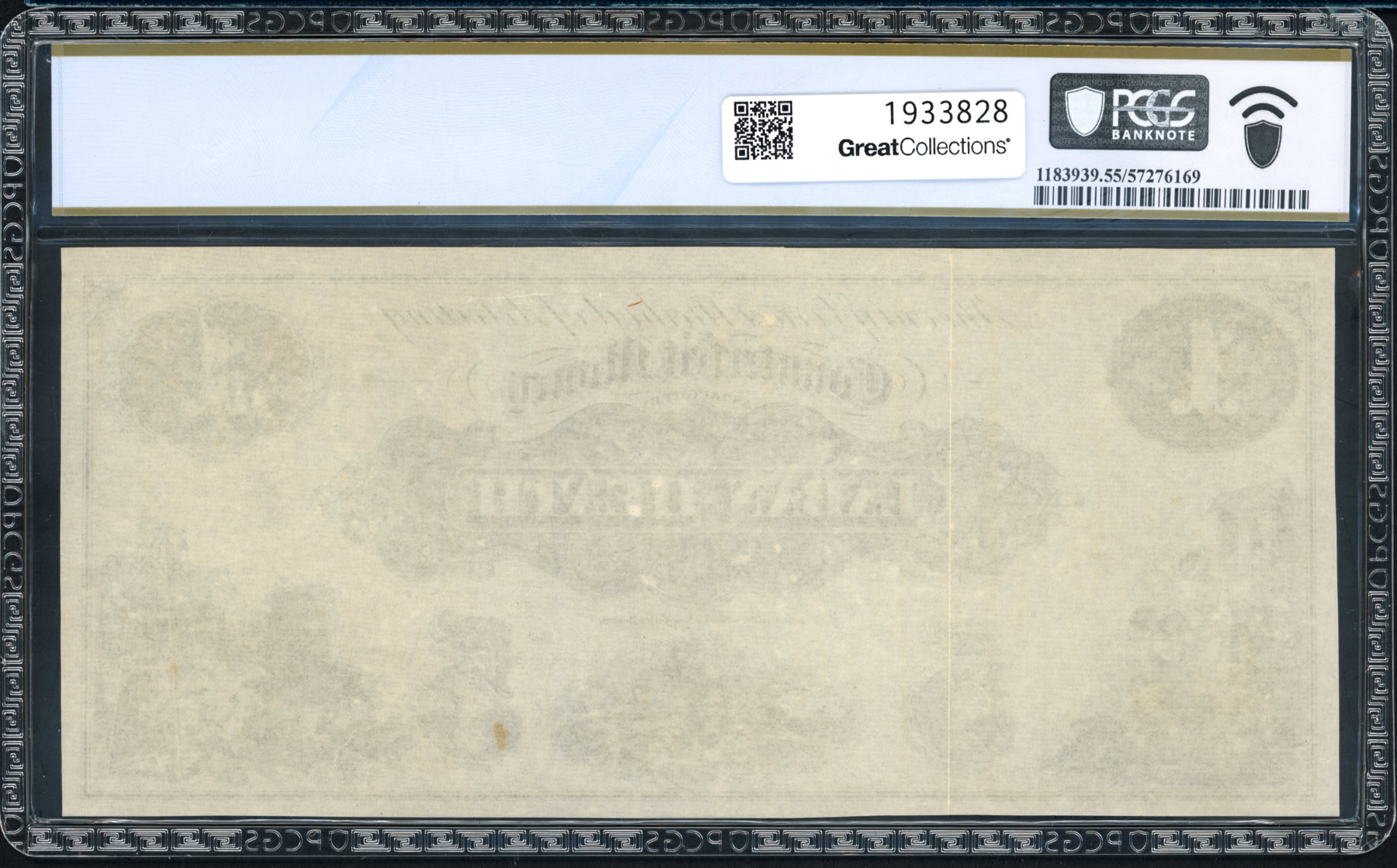 1860s American Bank Note Company $1/5 Laban Heath Counterfeit Detector ...