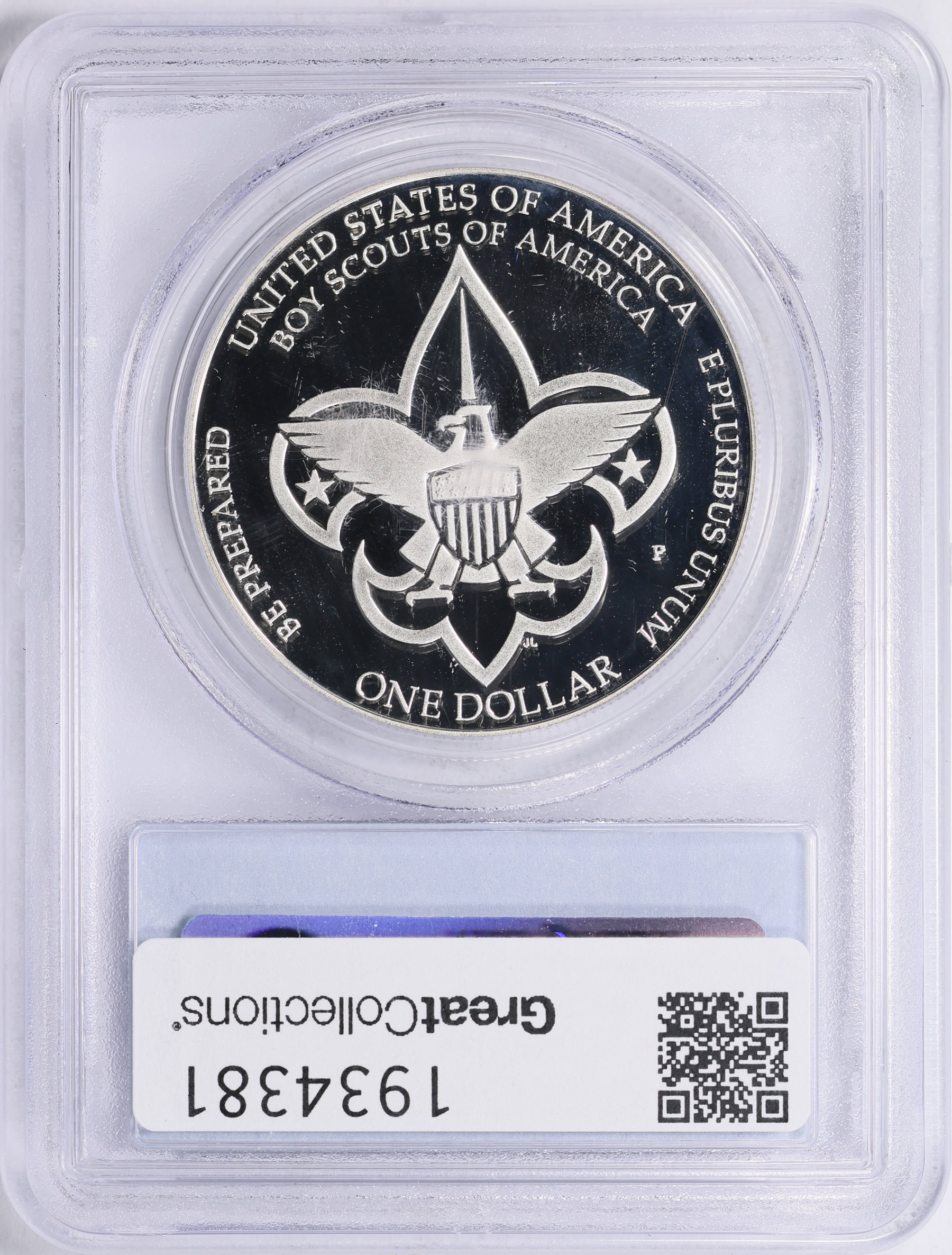 2010-P Boy Scouts of America Silver Dollar PCGS Proof-70 DCAM (Item ...